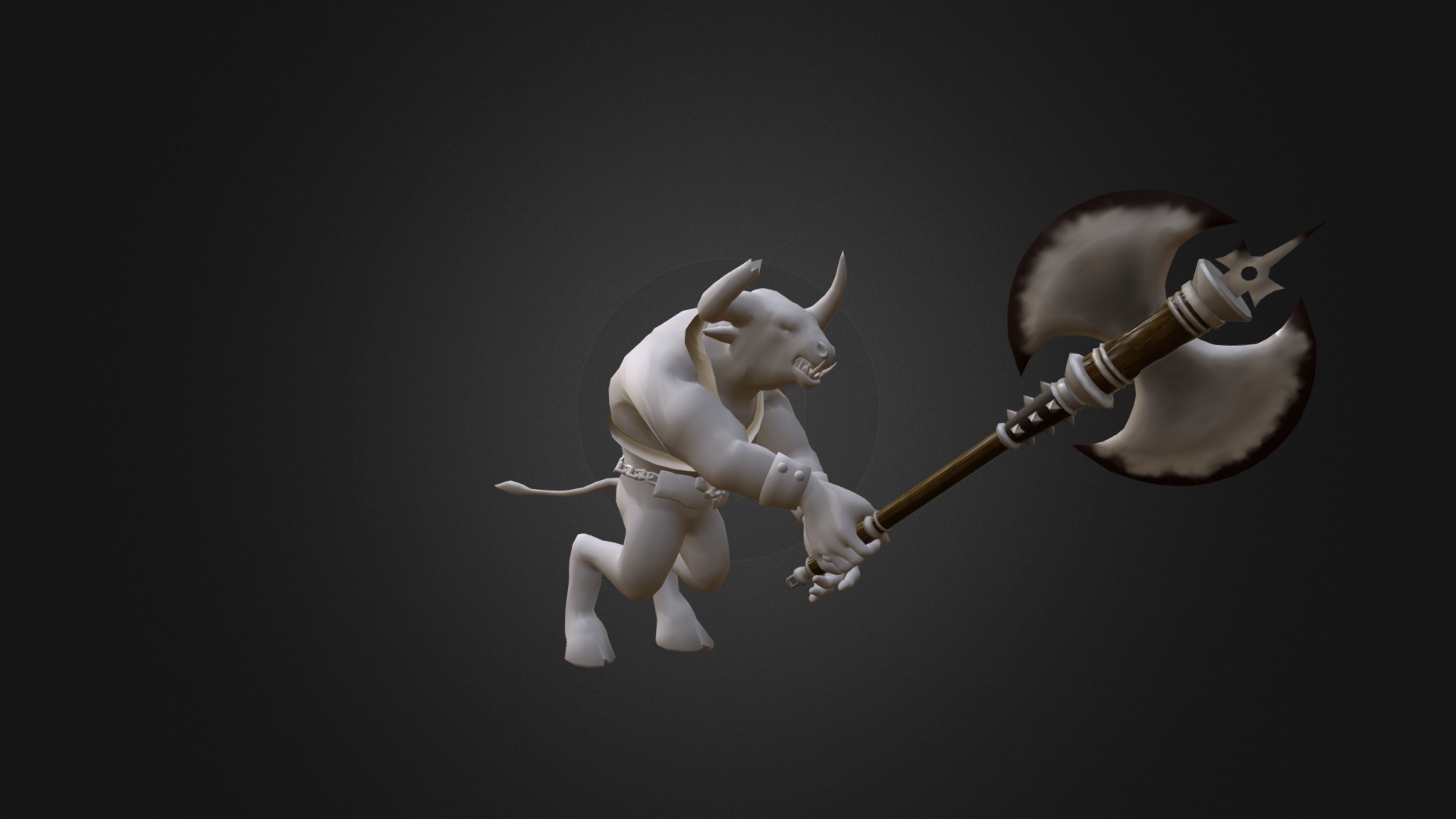 Minotaur | Attack Animations - 3D model by FruskyGames (@Thomassv ...