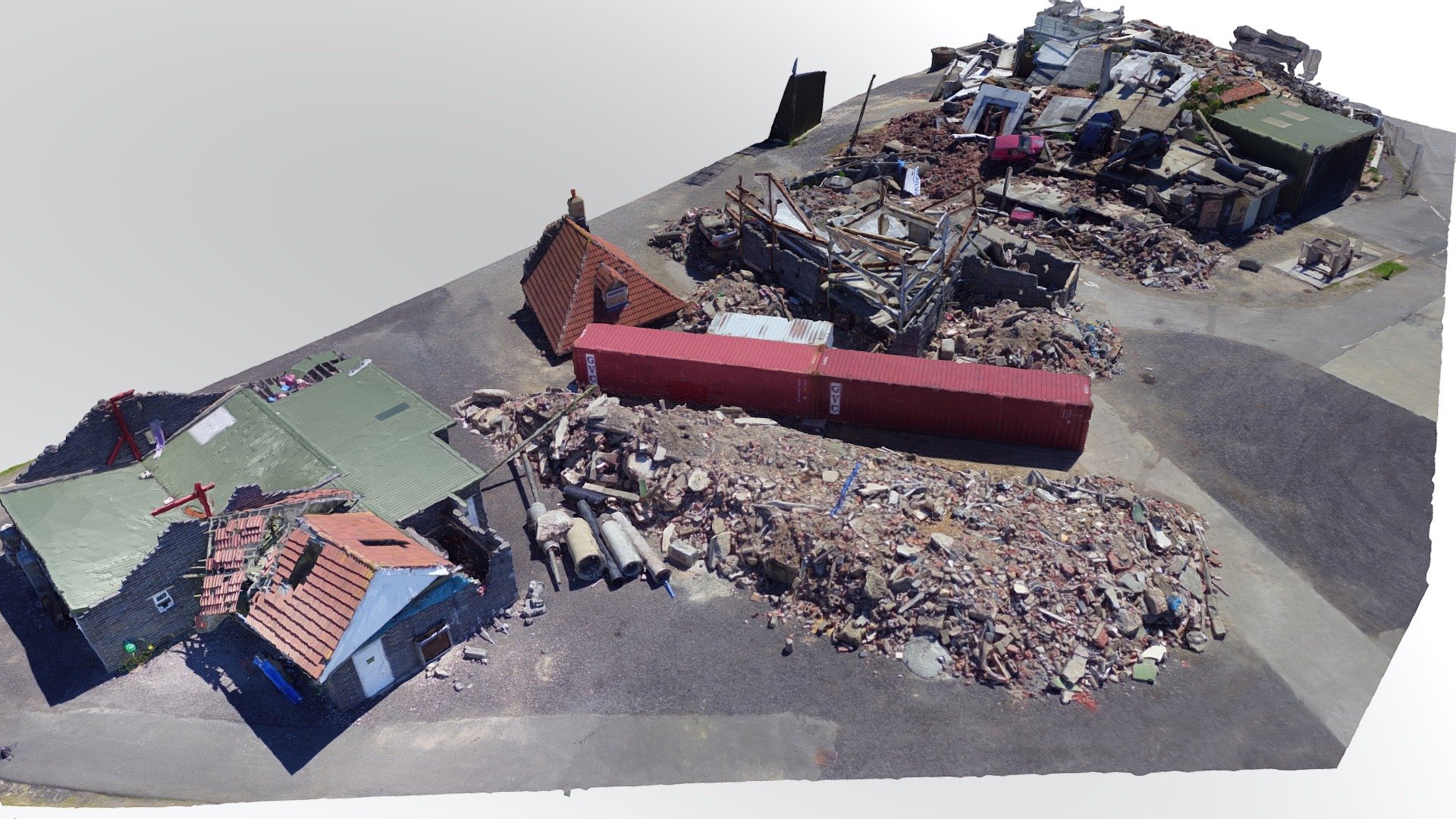 Urban Disaster Training Scene - Download Free 3D model by Chris Bibb ...
