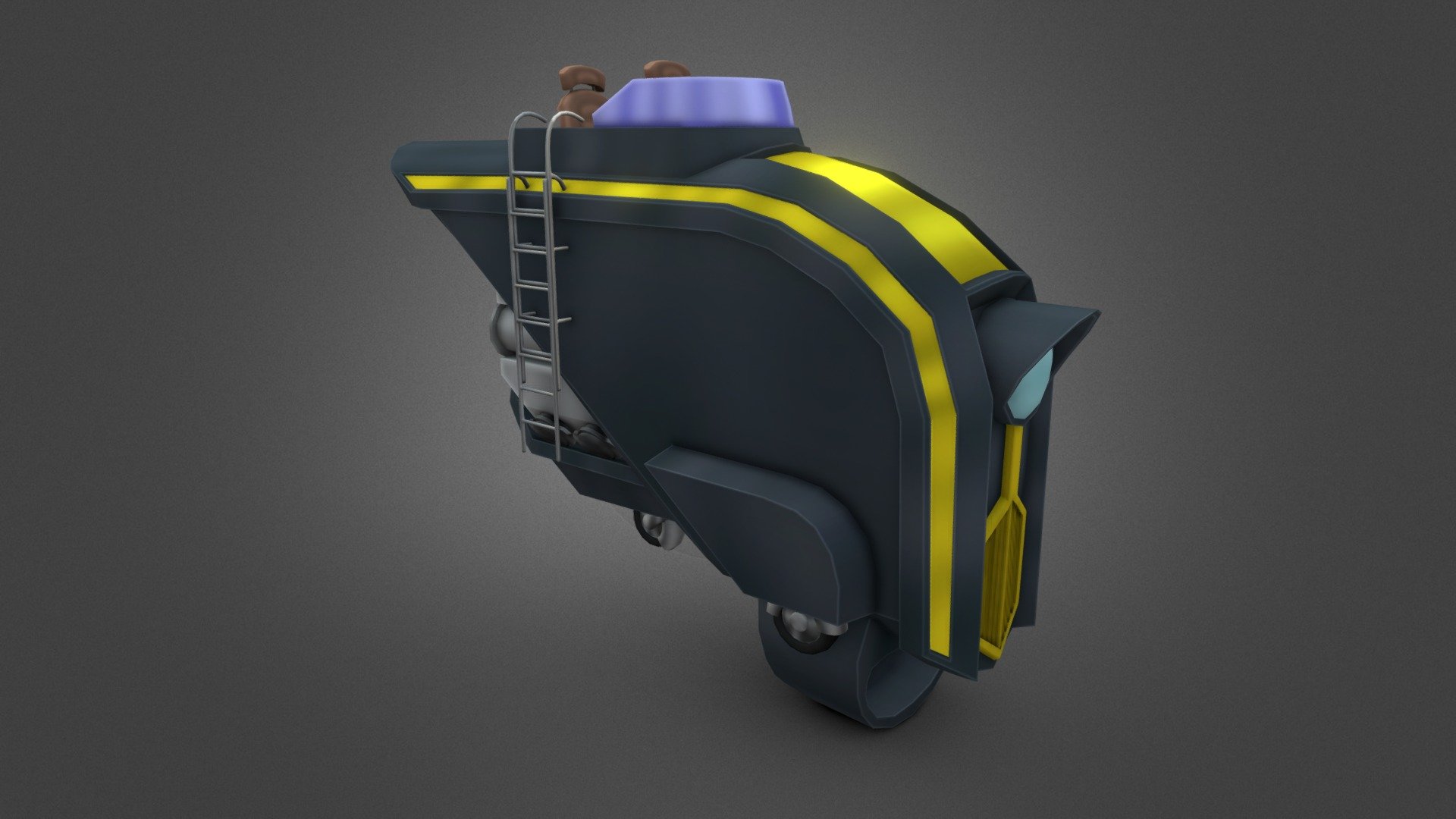 Art Deco Flying Machine - 3D model by ZetaBeach [89f43c4] - Sketchfab