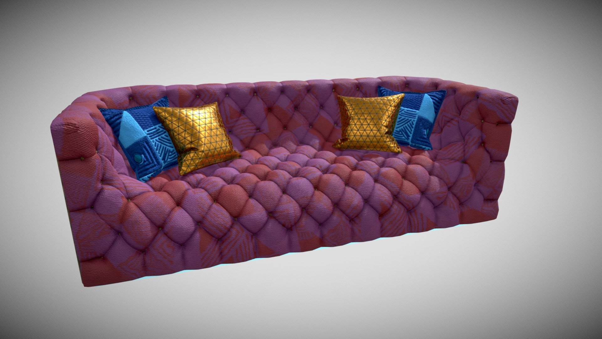 Sofa - 3D model by MozartsGhost (@James.Towne) [89f58fc] - Sketchfab