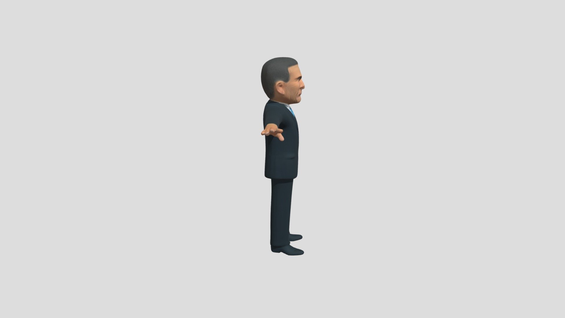 Barack Obama - 3D Realistic (Rigged) - Download Free 3D model by RIK ...