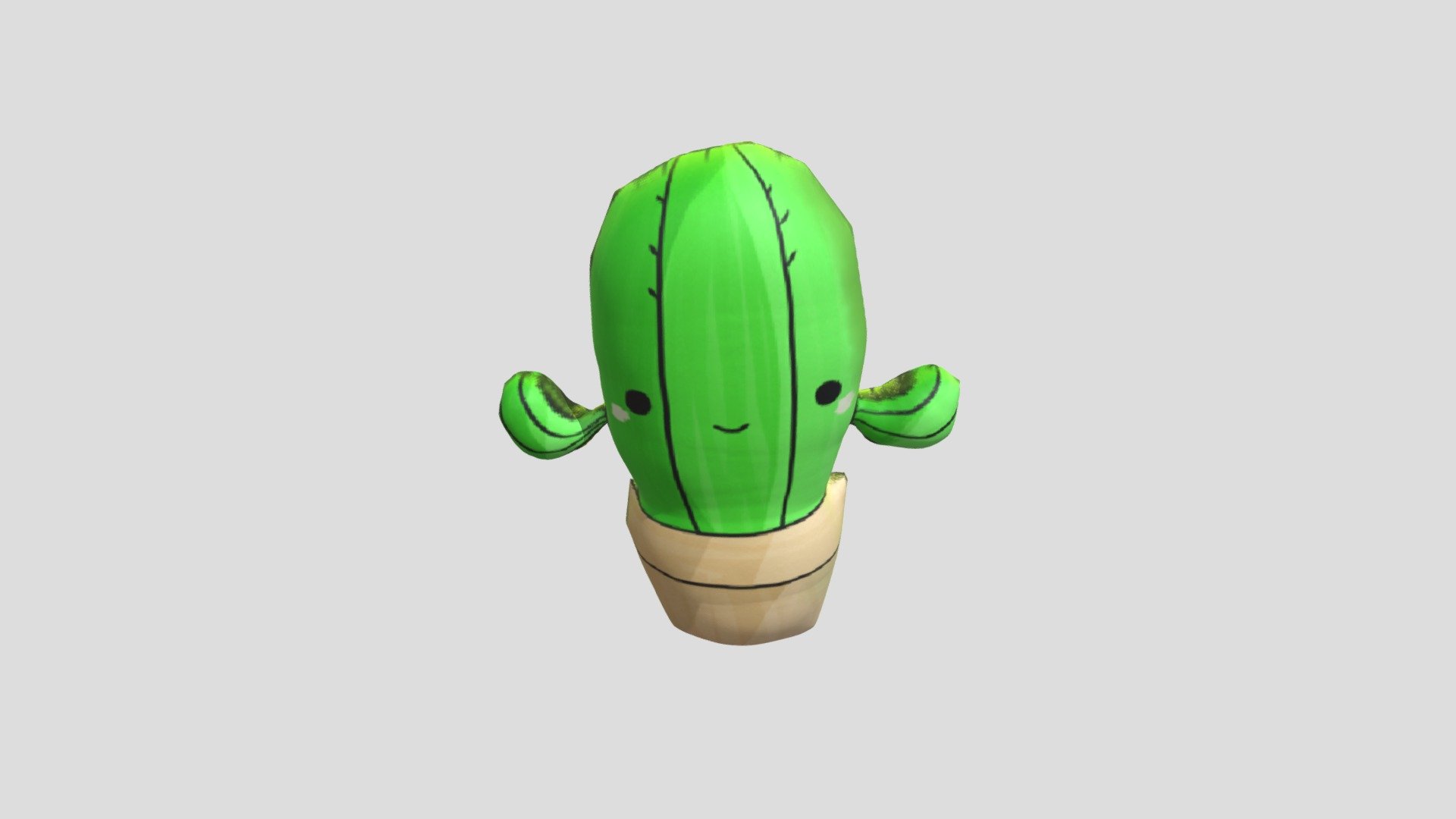 Cactus - 3D model by annisaamalia [89f8488] - Sketchfab