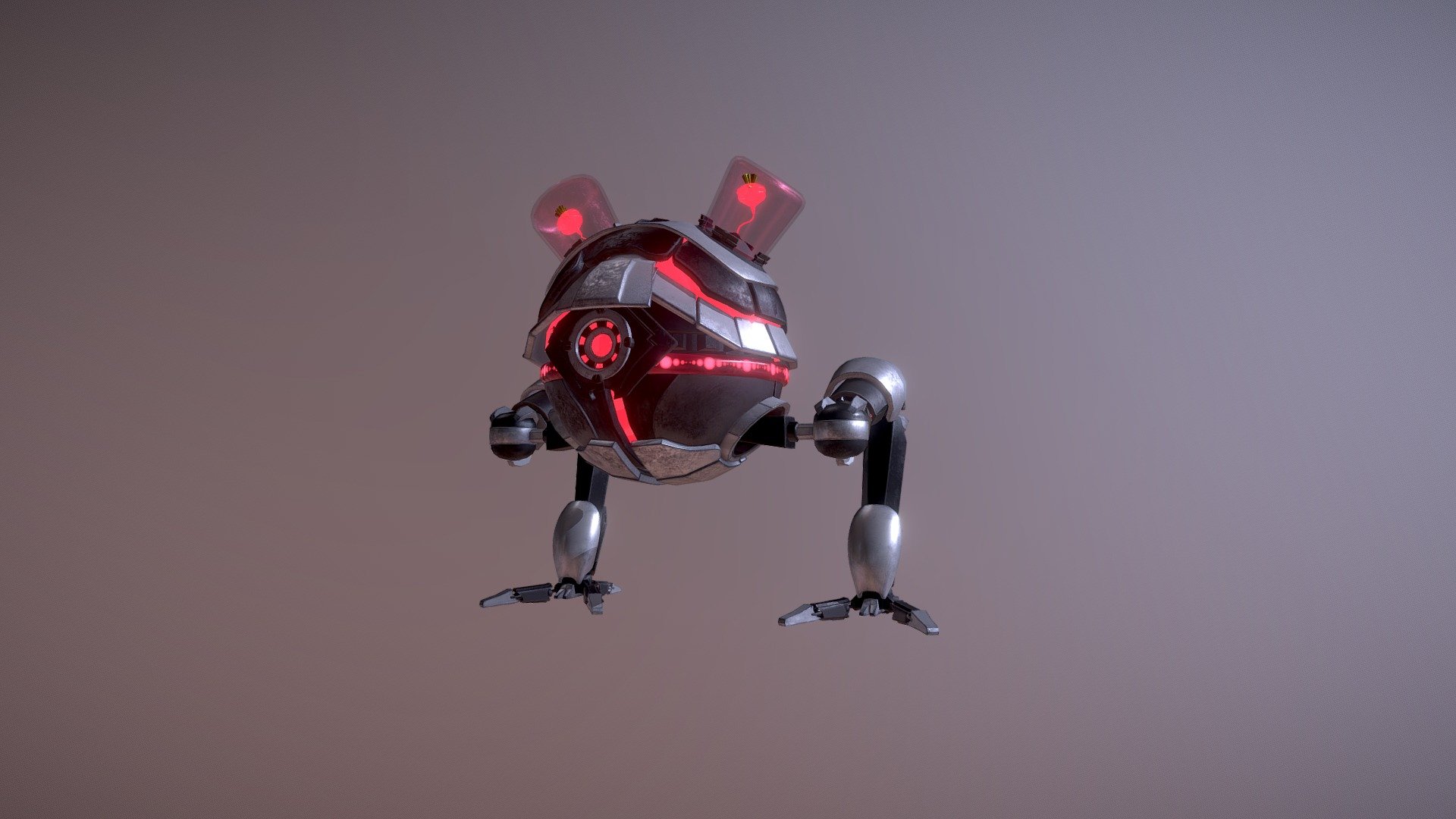 BETA - inverted biped robot - 3D model by Av.Nguyen [89fd62e] - Sketchfab