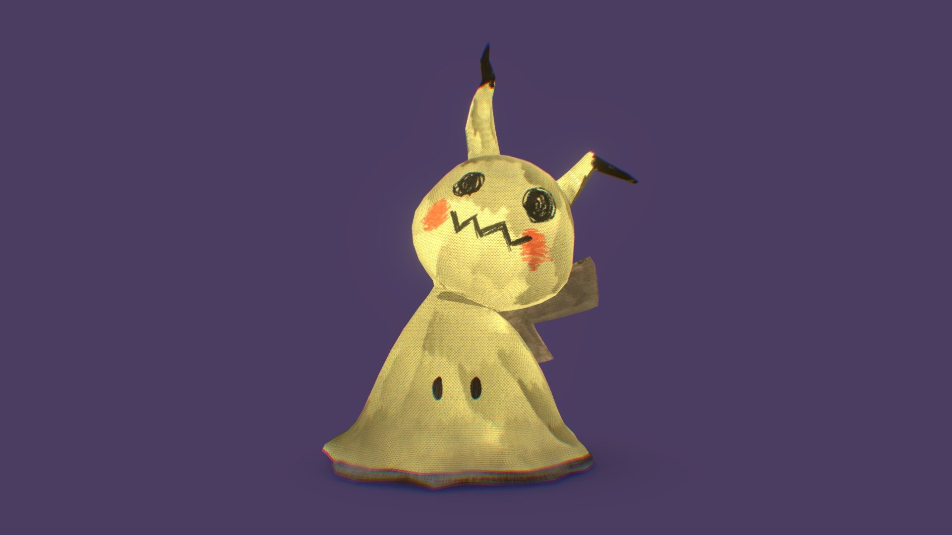 Mimikyu Stylized - Download Free 3D model by nataliaaa.p [89fe22f ...