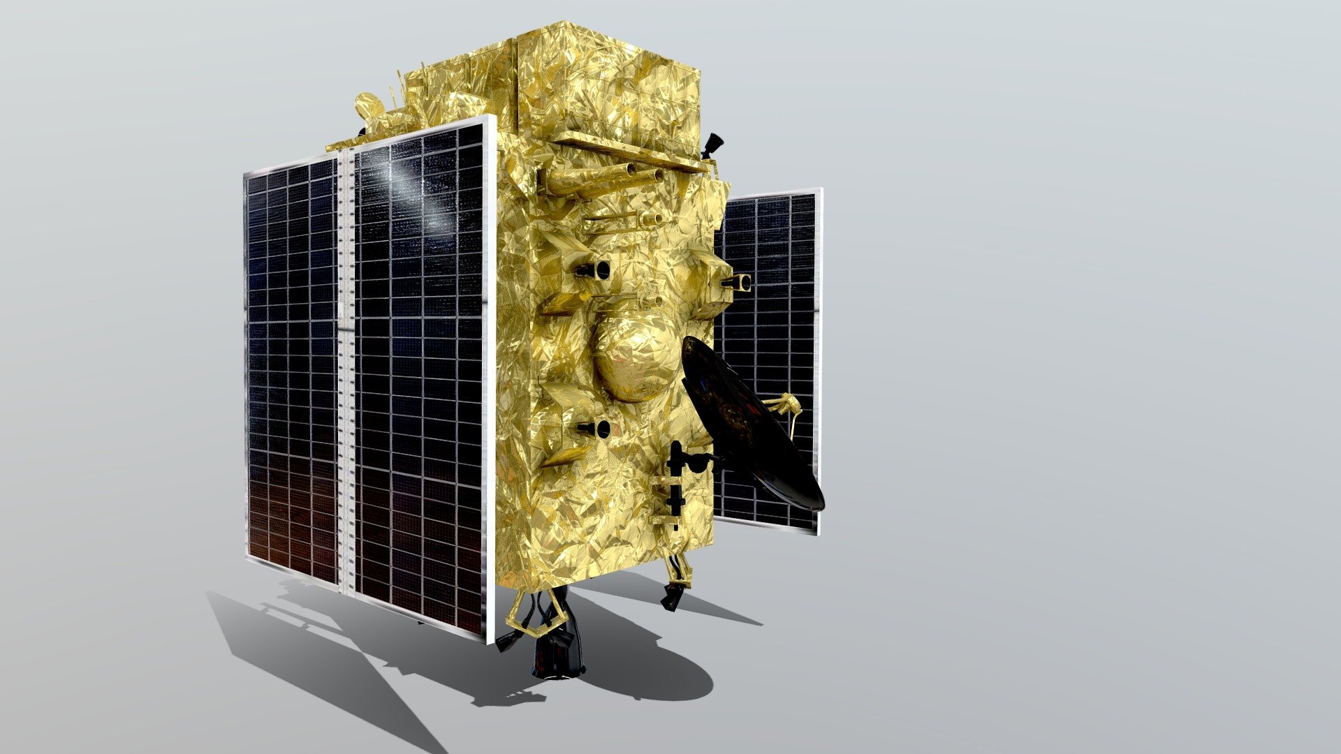 Aditya L1 Satellite - Buy Royalty Free 3D model by AnishRoyalinc ...