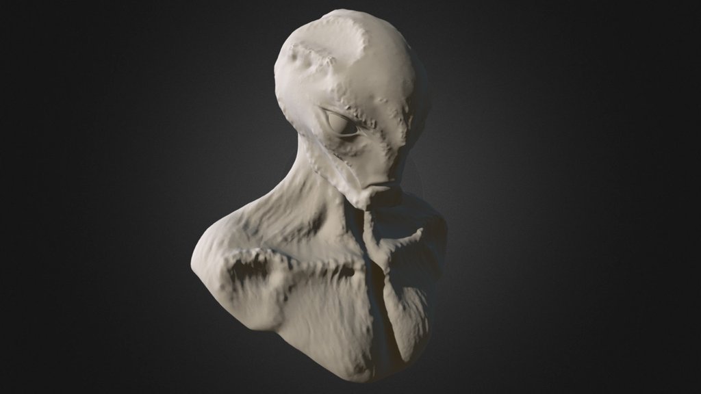 Alien - 3D model by Zbite - Studio 3D (@joselong27j) [89ff33a] - Sketchfab