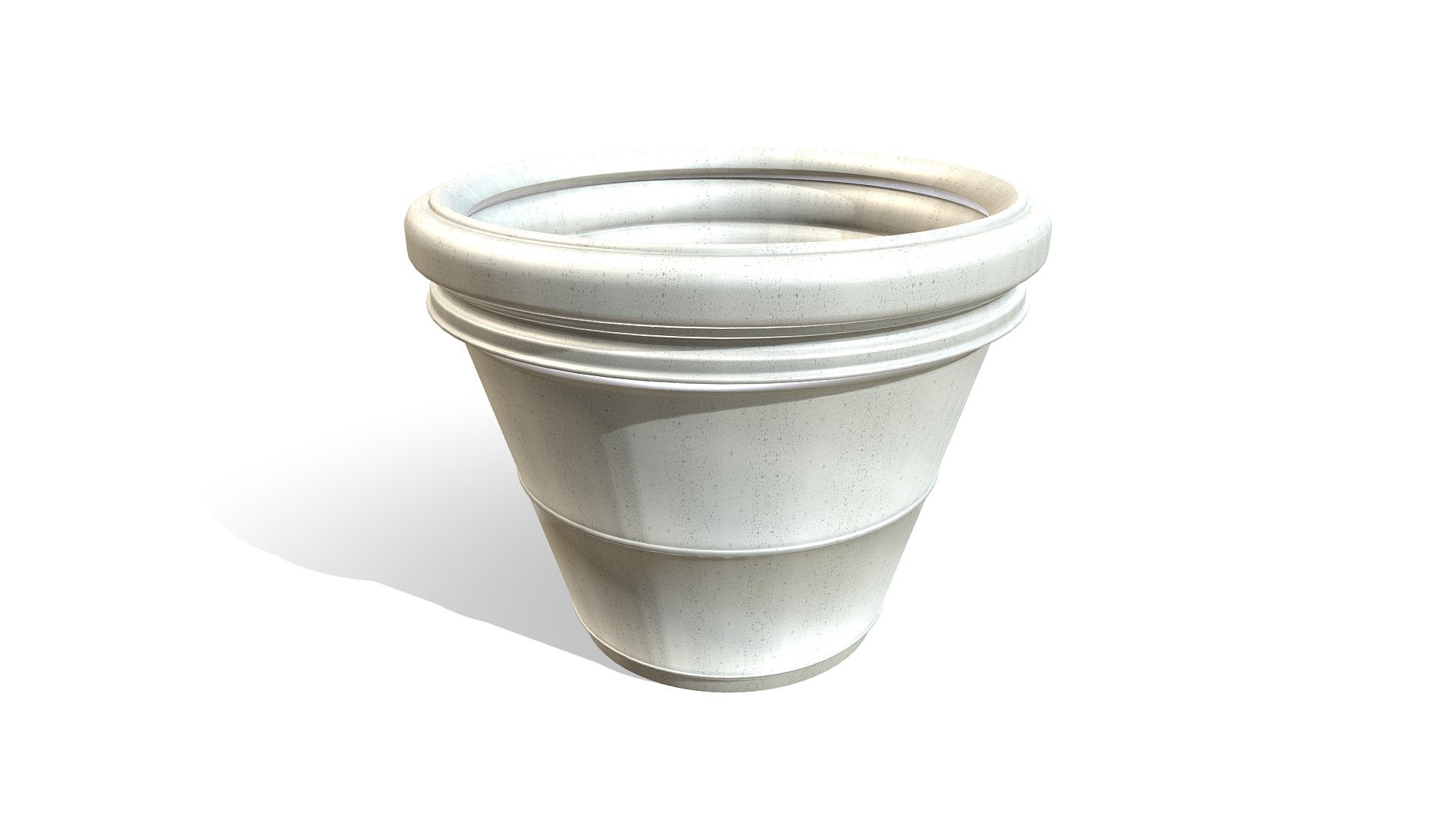 Formluxe Italian Double Rim Round Planter Pot - 3D model by Formluxe ...