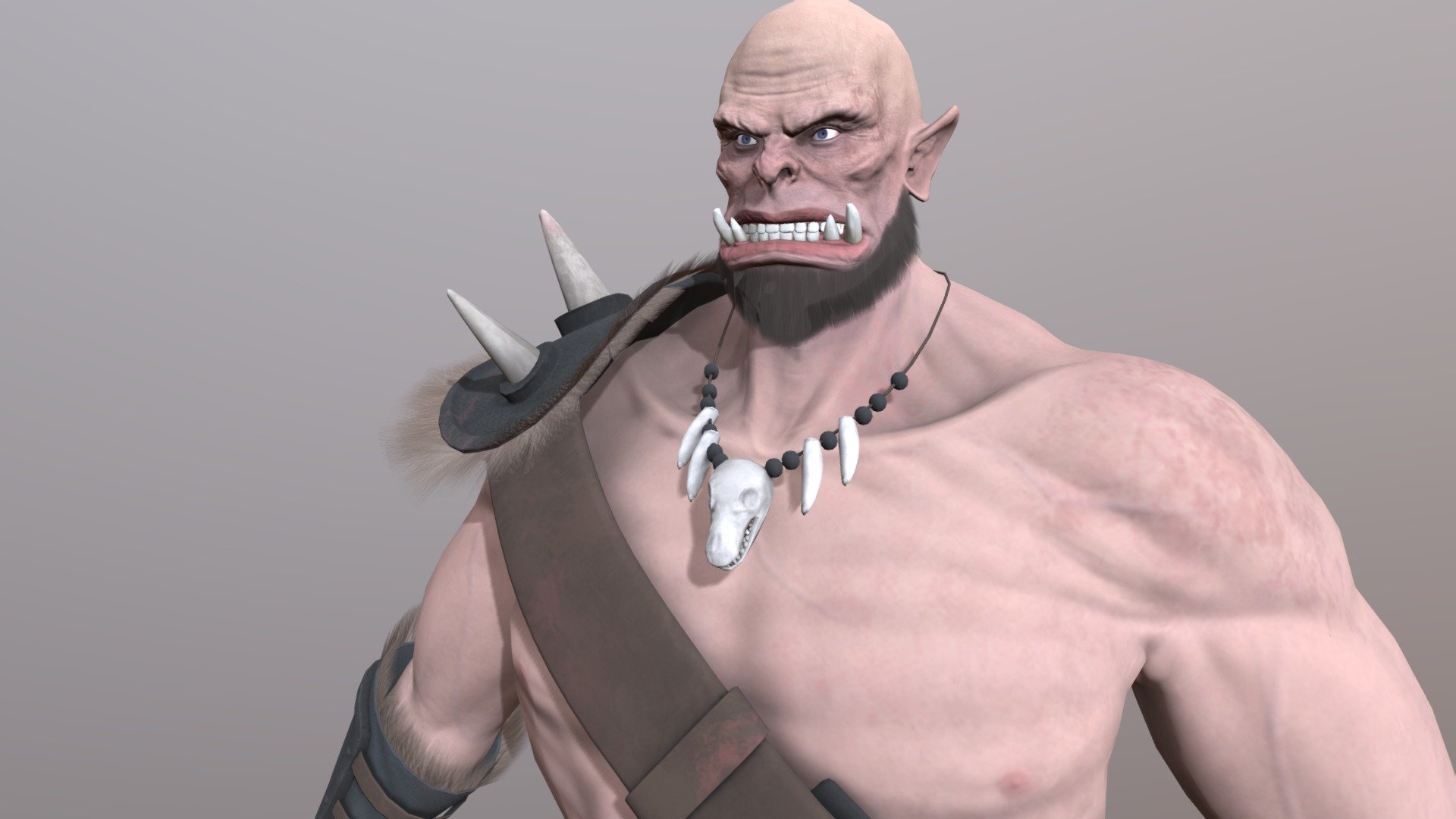 Ork 3D Model - 3D model by kazuhirosakata [89fff33] - Sketchfab