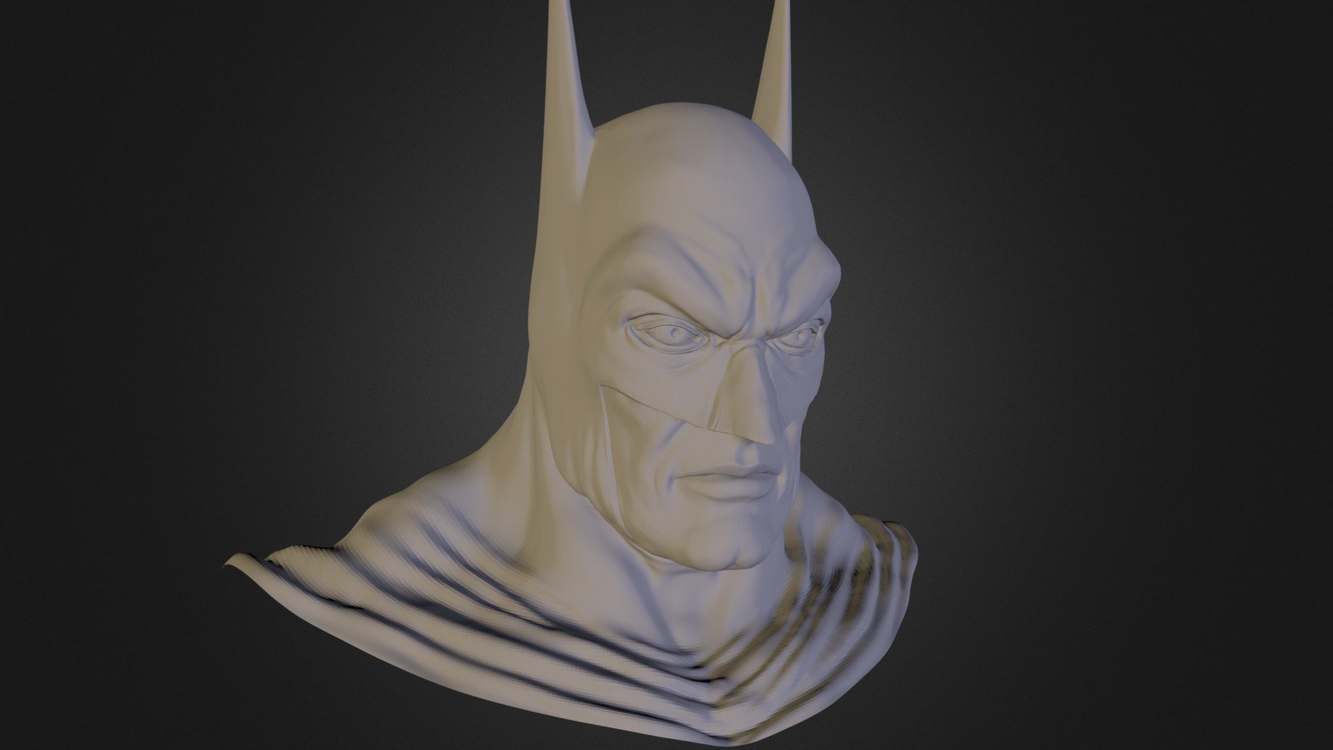 Batman Head - 3D model by konartist3d [8DvzUid] - Sketchfab