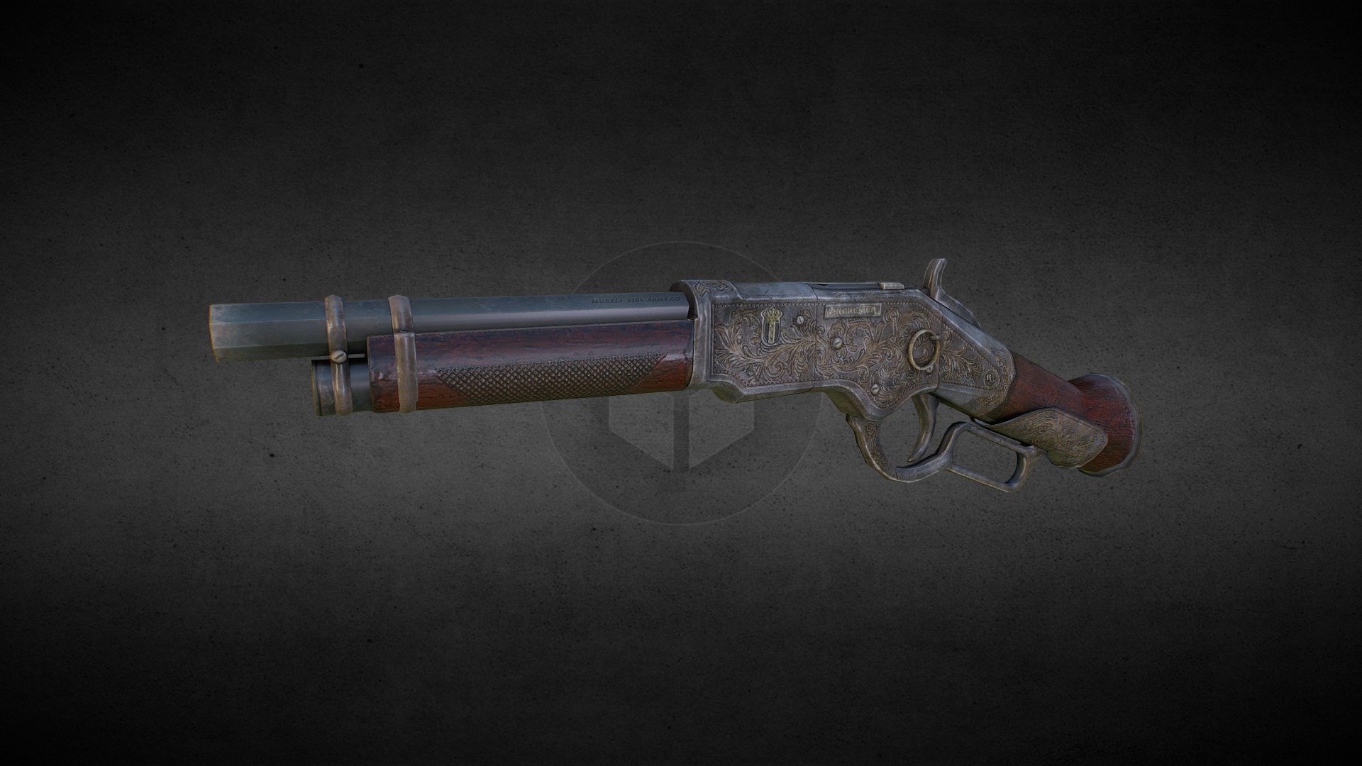 CUSTOM DELUXE MARES LEG 1892 3D MODEL RIFLE - 3D model by Ron Mayland ...