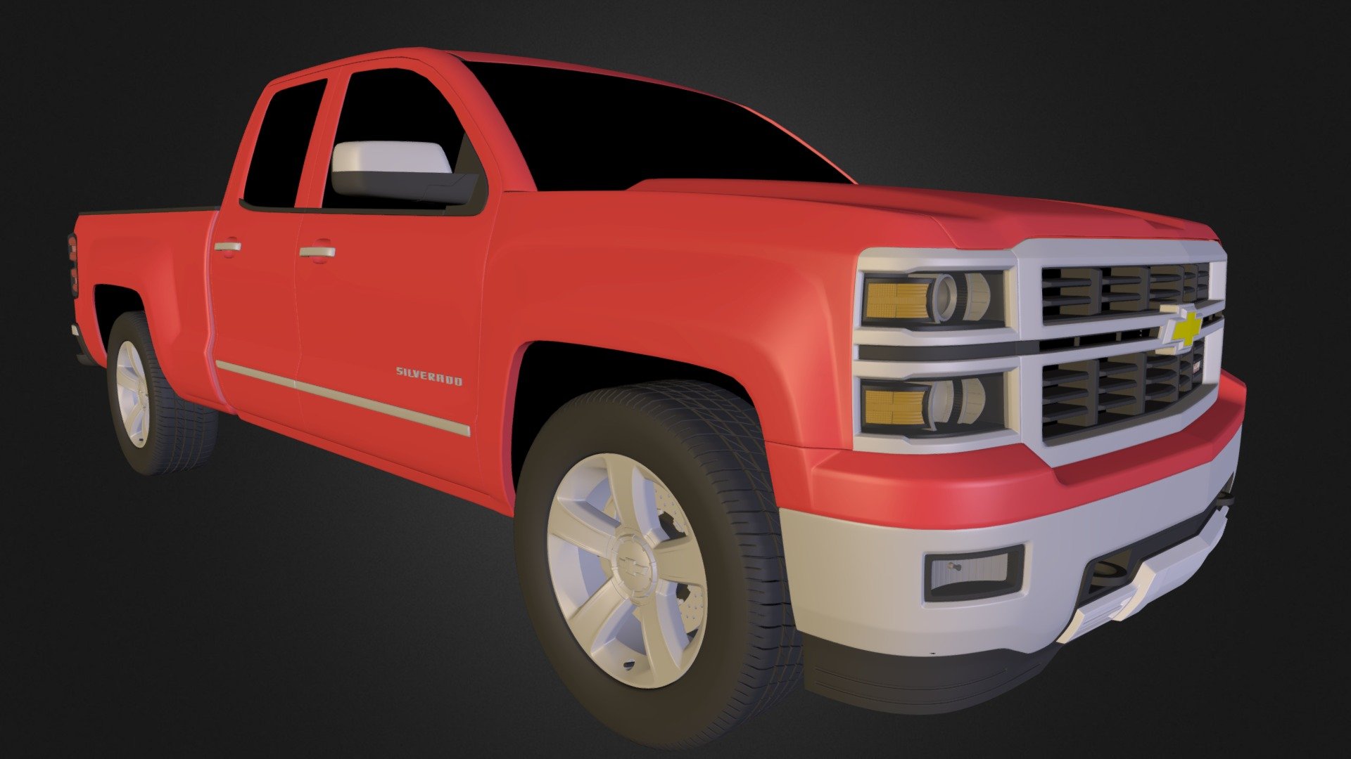 Chevrolet Silverado 2014.zip - 3D model by RomHook [8Qap9MI] - Sketchfab