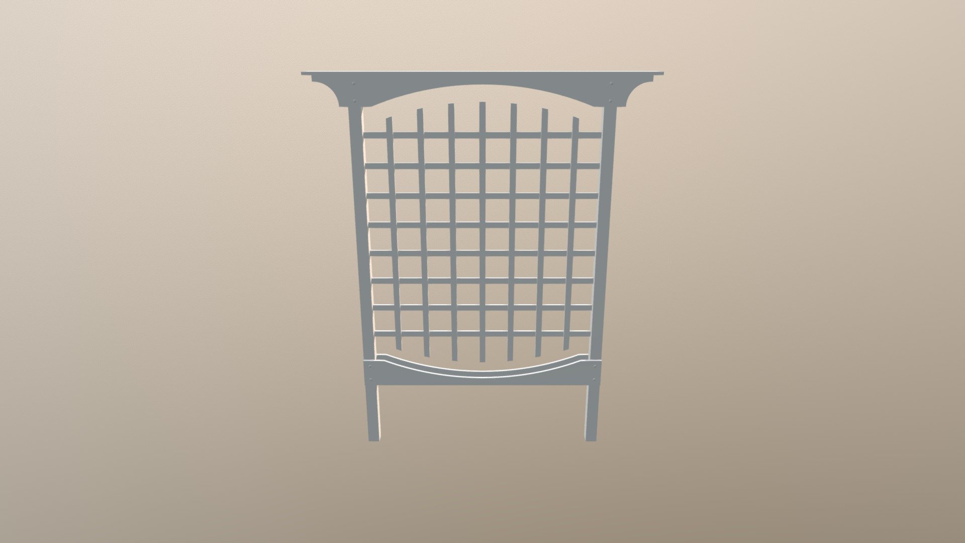 Garden Trellis - 3D model by KurtRobinson [8XOaEGH] - Sketchfab
