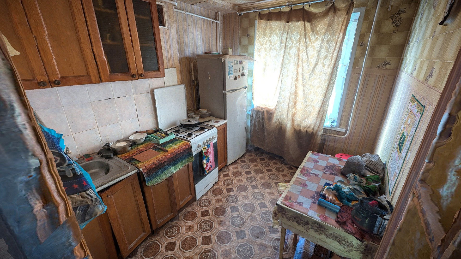 Soviet kitchen (Soviet apartment) - 3D model by nahob [8a01018] - Sketchfab