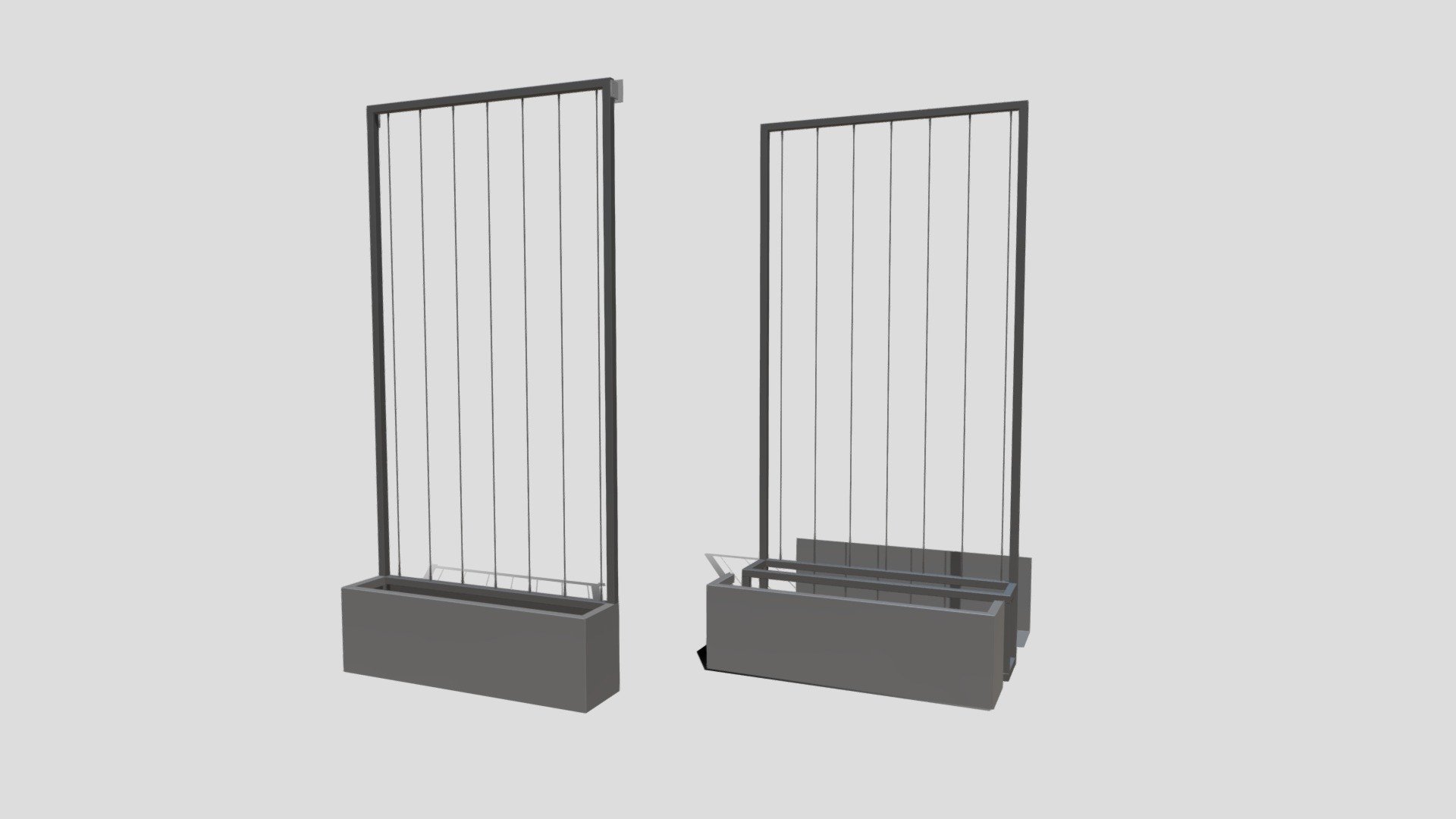 Planter Box W_ Climber Rev2 - Download Free 3D model by DarrenFalconer ...
