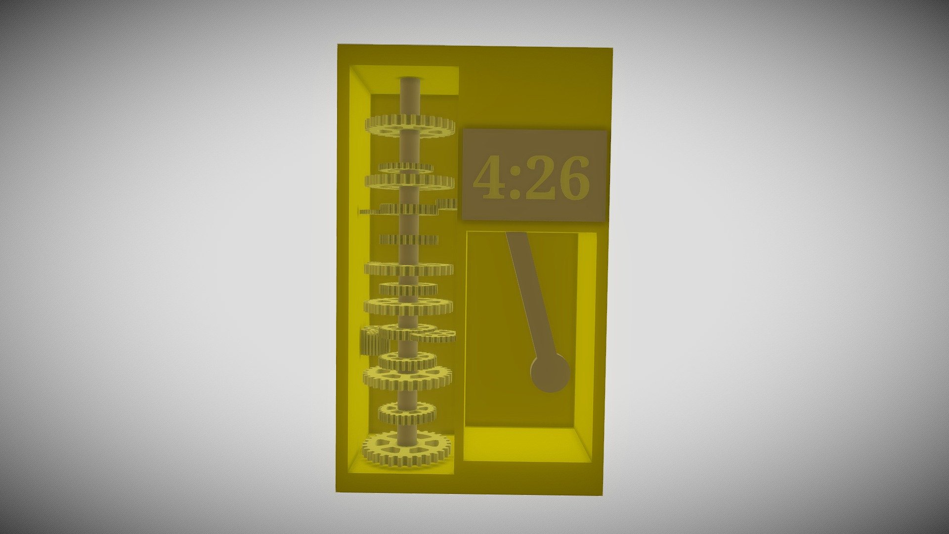 Gear Clock - 3D model by The Golden Cavapoo (@The-Goldendoodle ...