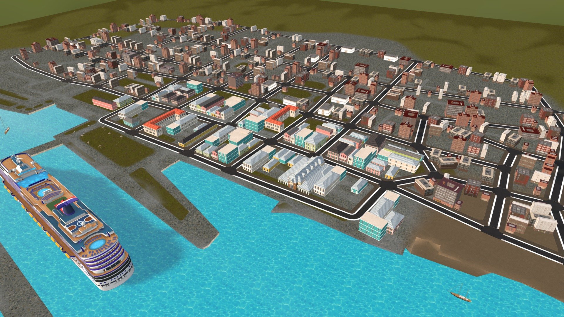Nassau Bahamas - 3D model by a.swihart [8a04b08] - Sketchfab