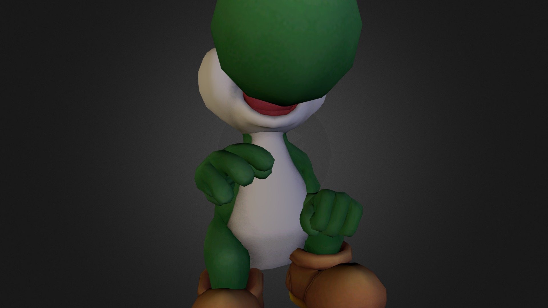 Yoshi Low Poly Android CG Character Mario - 3D model by 3DCloud.company ...