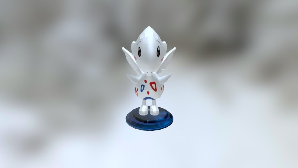 Togetic pokemon - 3D model by Alicia Ortega Serna (@alicia.ortega.2016 ...