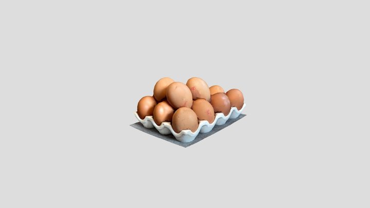 Eggtray 3D models - Sketchfab