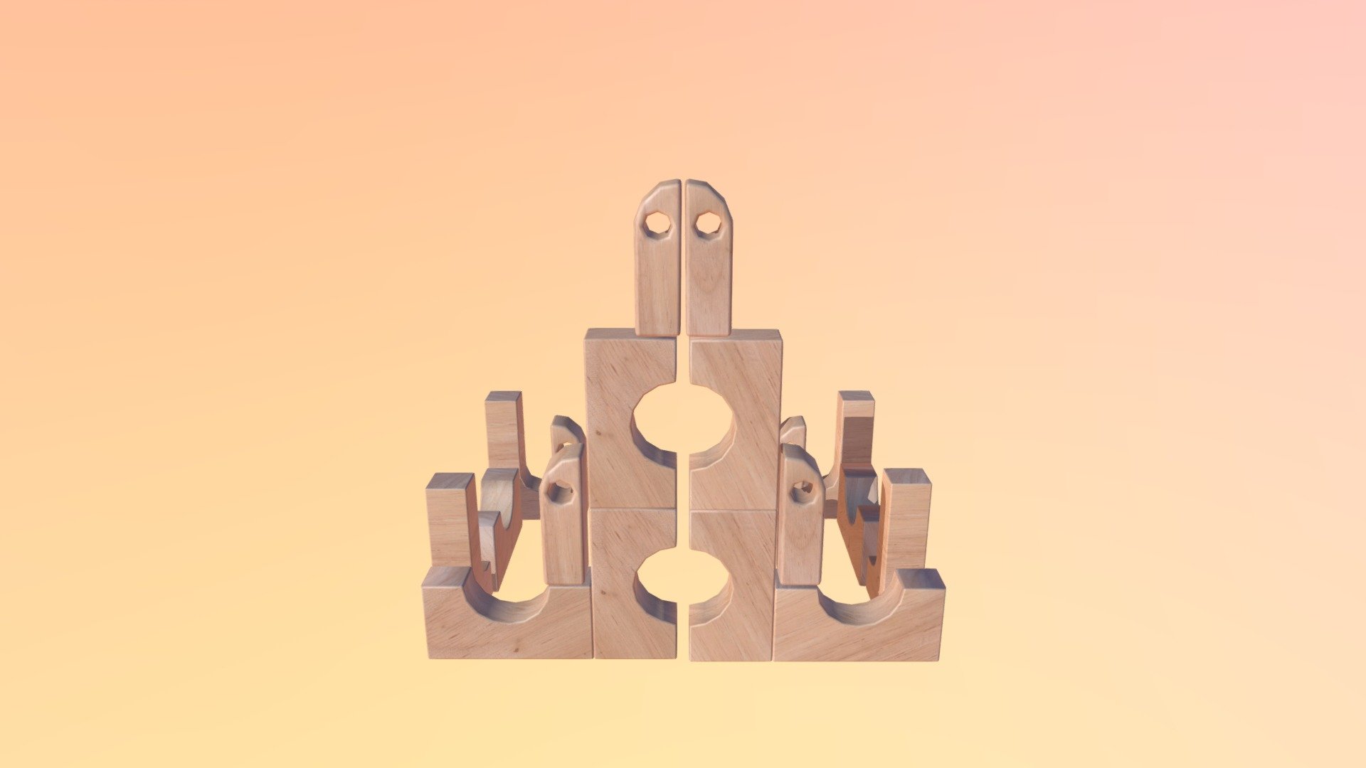 Unit Blocks 03 Castle - 3D model by AnuJumde [8a08d20] - Sketchfab