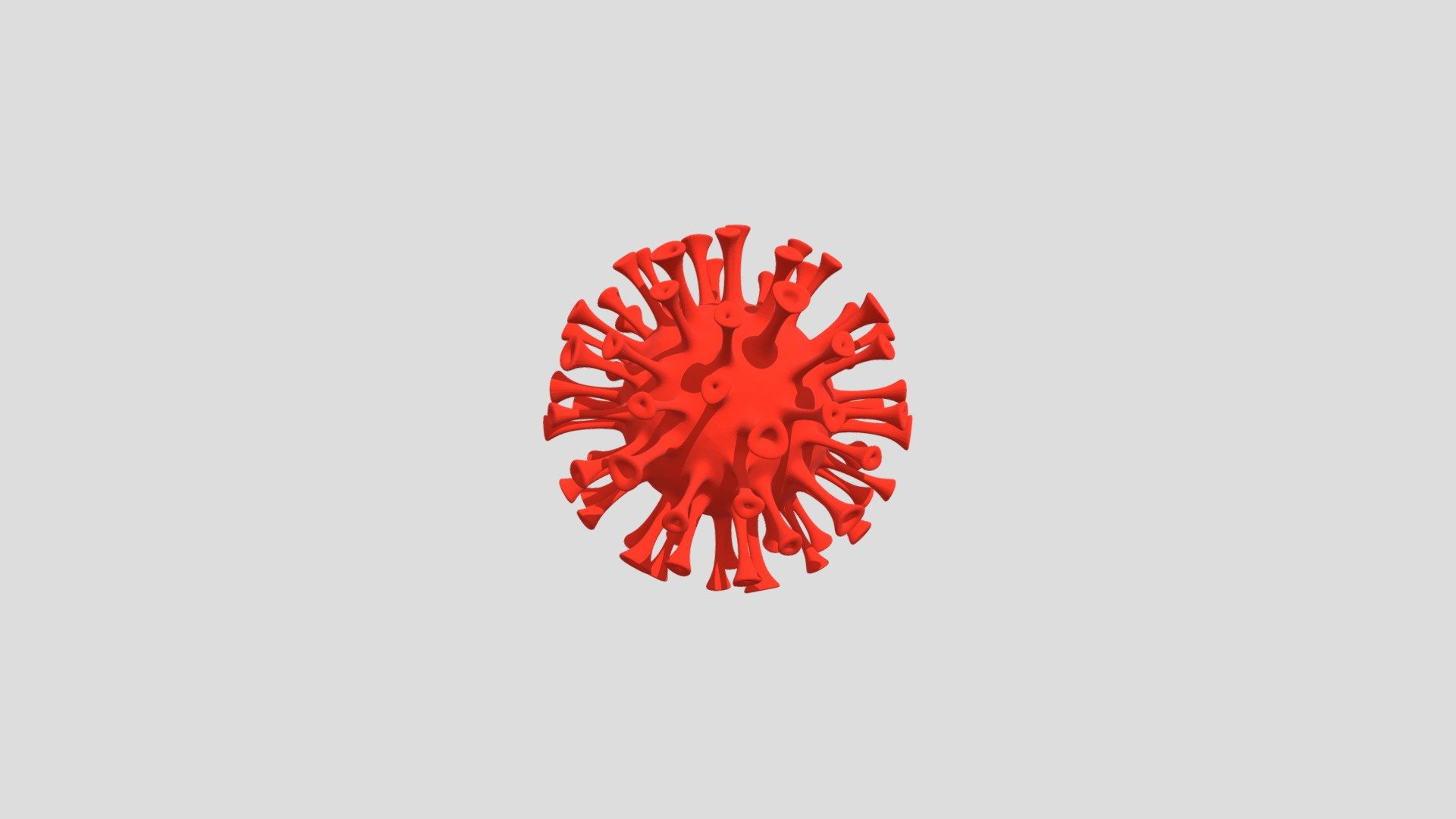 Detailed_3d_model_of_the_coronavirus - Download Free 3D model by Rohan ...