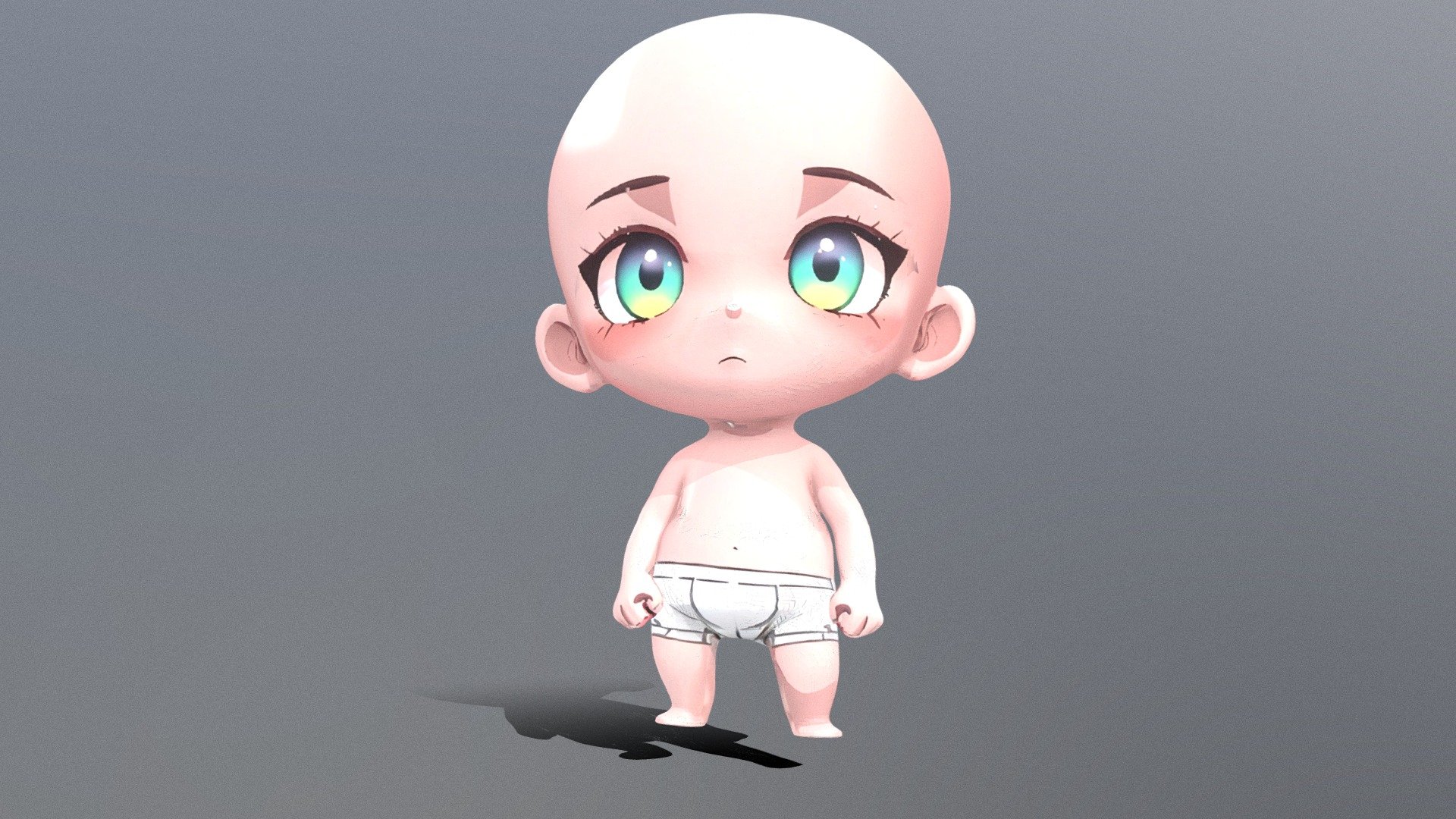 Chibi Base Animated - Download Free 3D model by dartuchiwa [8a09e3a] - Sketchfab