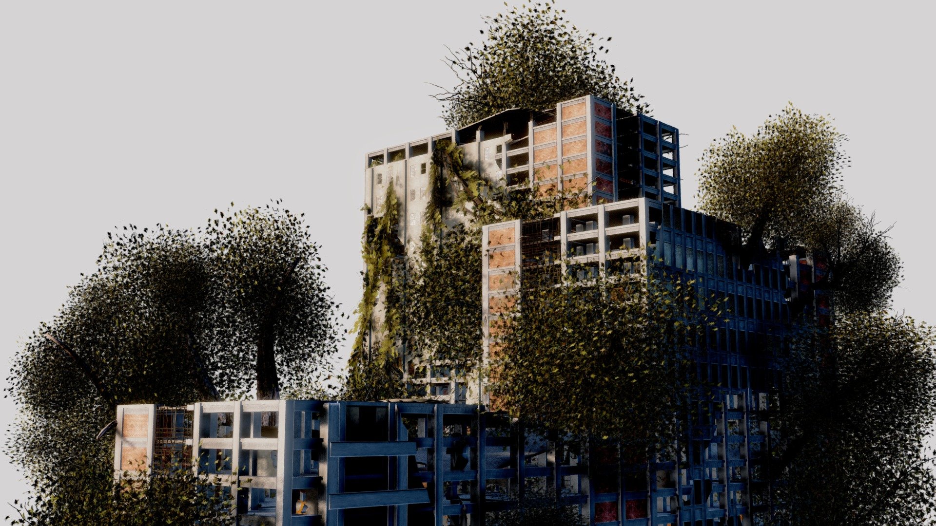 Building : Post Apocalyptic - 3D model by Dogus ß ô â (@Dogus.Berk ...