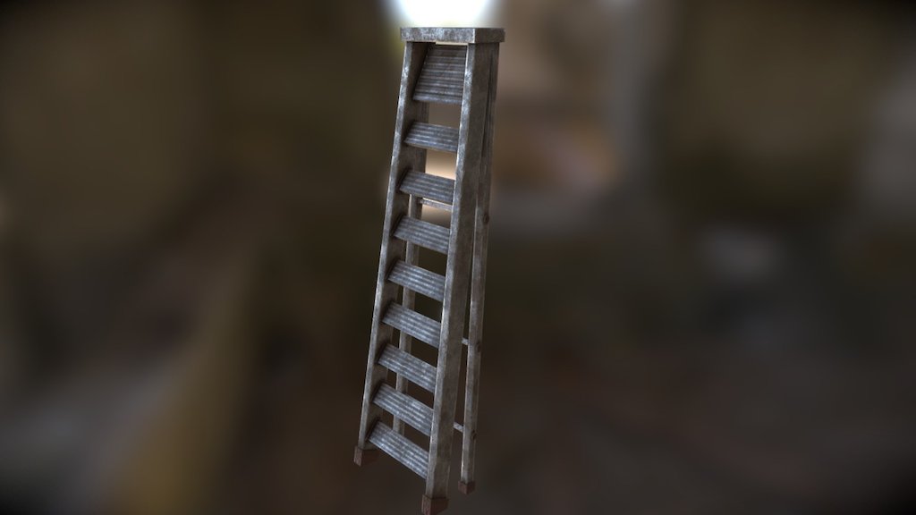 Ladder Model - 3D model by thebluemartian (@ashwiniyer) [8a0d841 ...