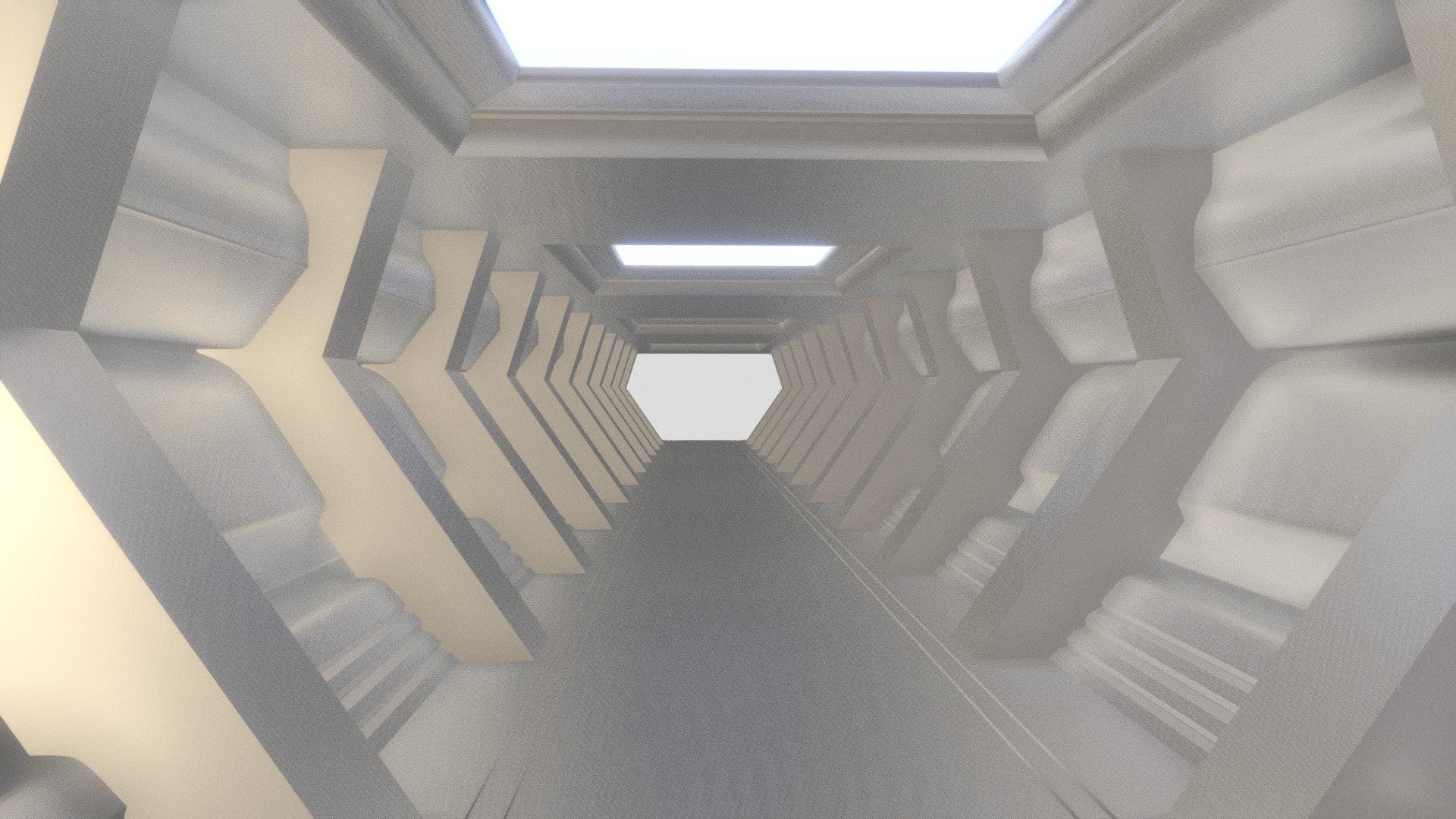 HALLWAY SCI-FI - Download Free 3D model by ubadaubada123 [8a0d9fc ...