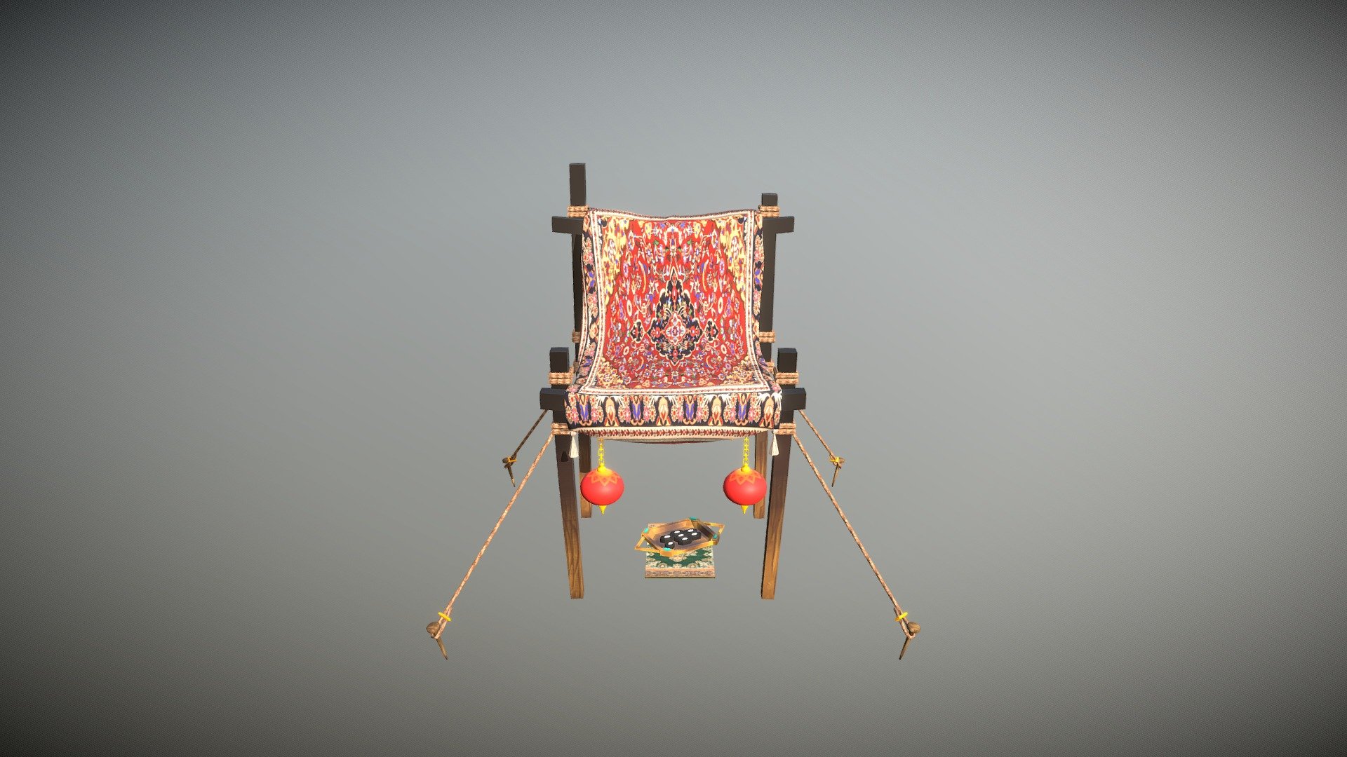 PERSIAN TENT - 3D model by Jazz._.Artsy (@Jazzartsy) [8a0fef7] - Sketchfab