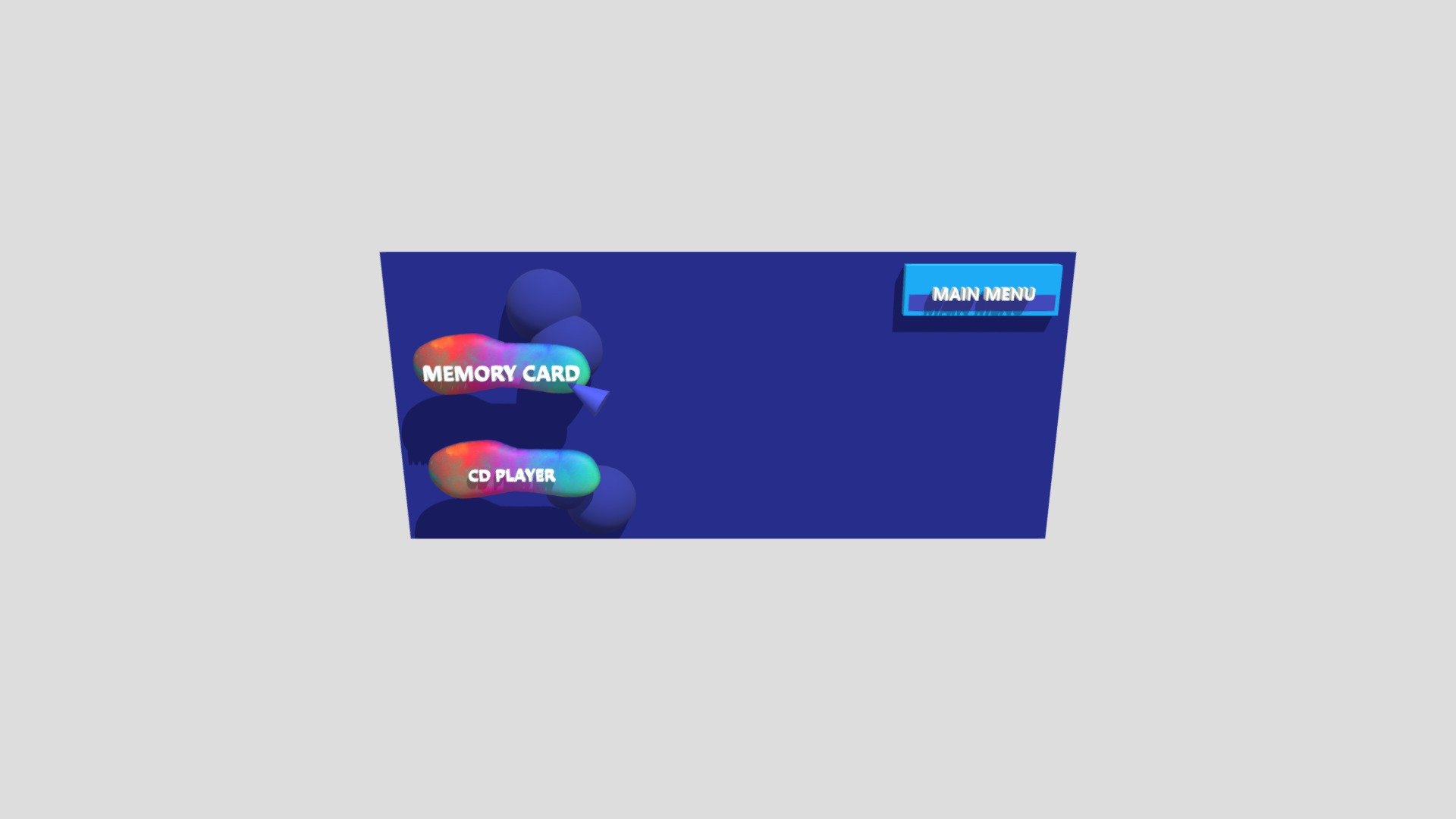 Playstation Startup Menu Recreation - Download Free 3D model by ...