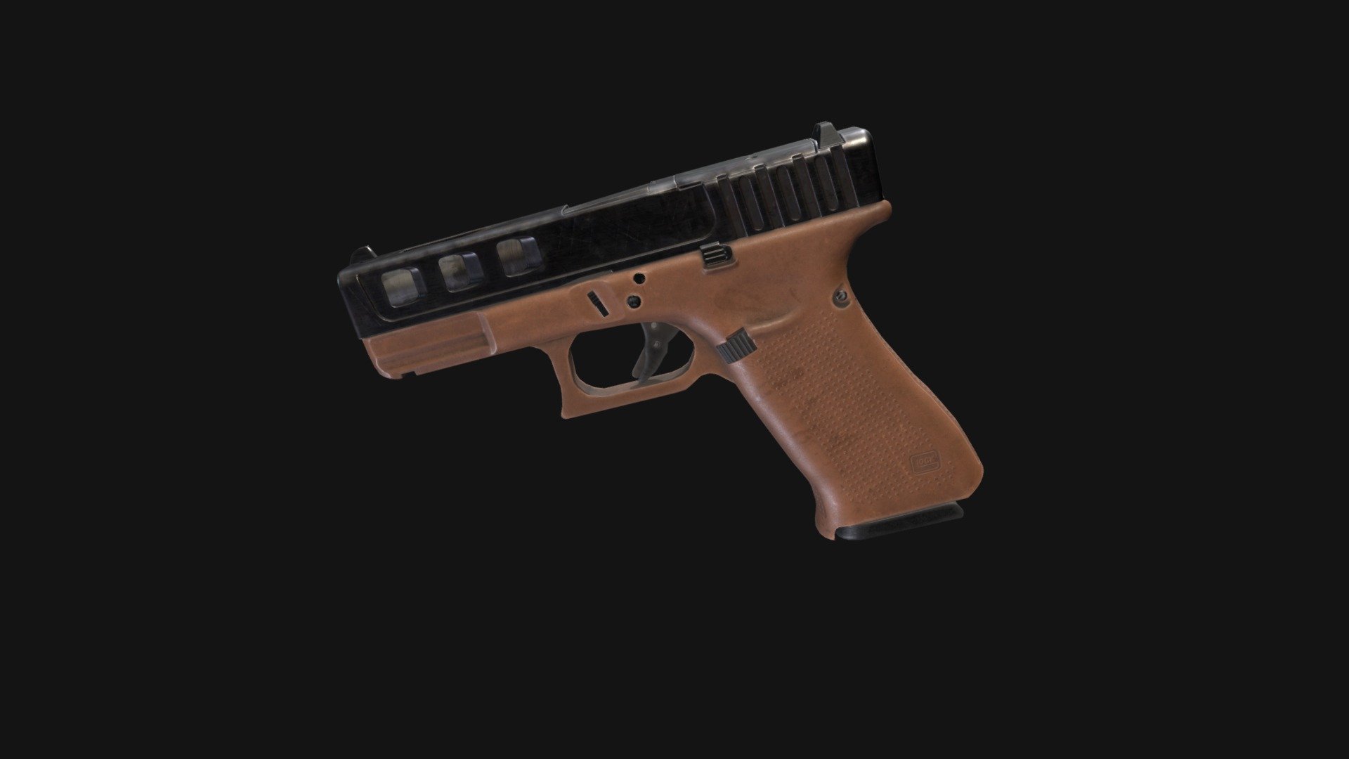 Custom glock 19 - 3D model by dzefir (@dzefir228) [8a101da] - Sketchfab