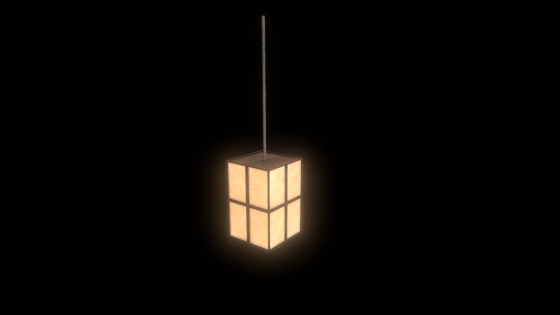 Japanese Period Edo Props - Lamp - Buy Royalty Free 3D model by ...