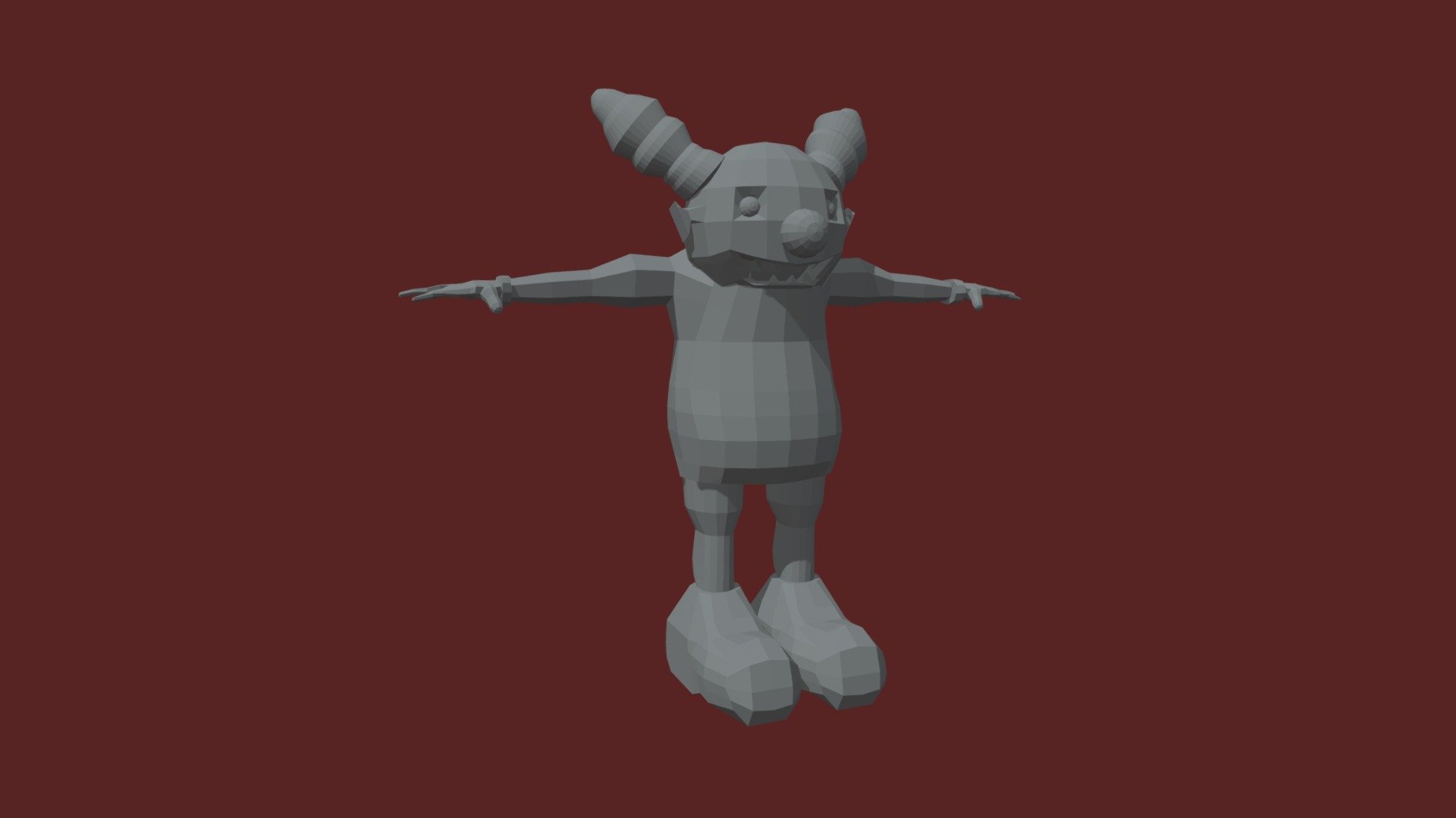 Low Poly Clown - Download Free 3D model by xavierlaw [8a11912] - Sketchfab