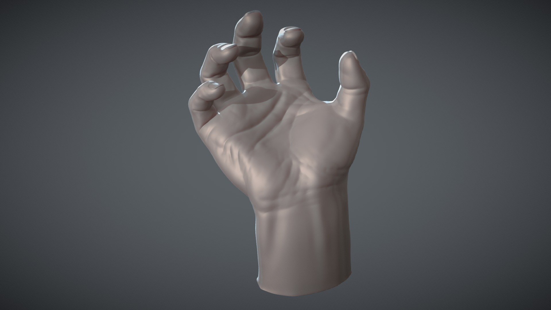 Hand sculpt- DFS Week 4 - Download Free 3D model by C.J..Goldman ...