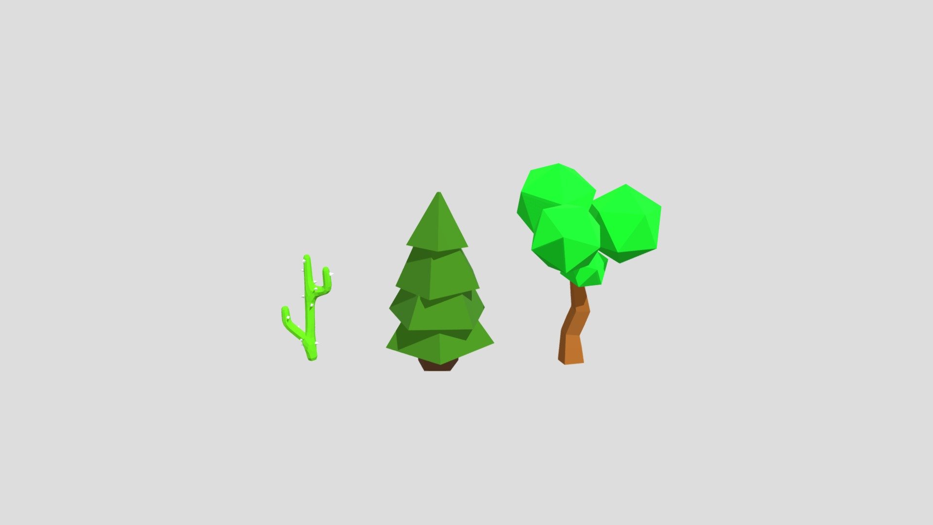 Low Poly Plants Pack - Download Free 3D model by mksmqqq [8a11fa4 ...