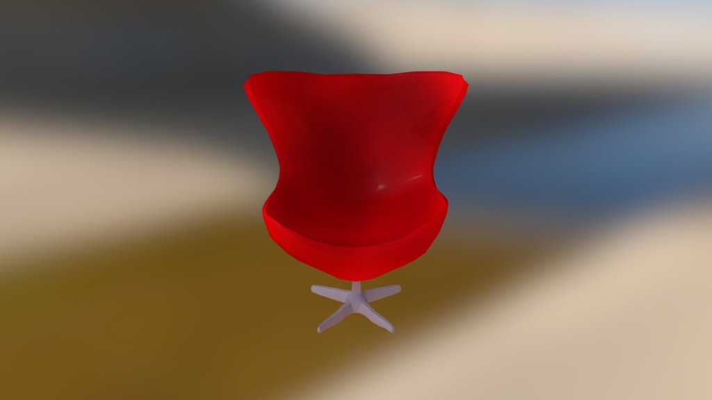 Red Chair - 3D model by graymatter [8a1209c] - Sketchfab