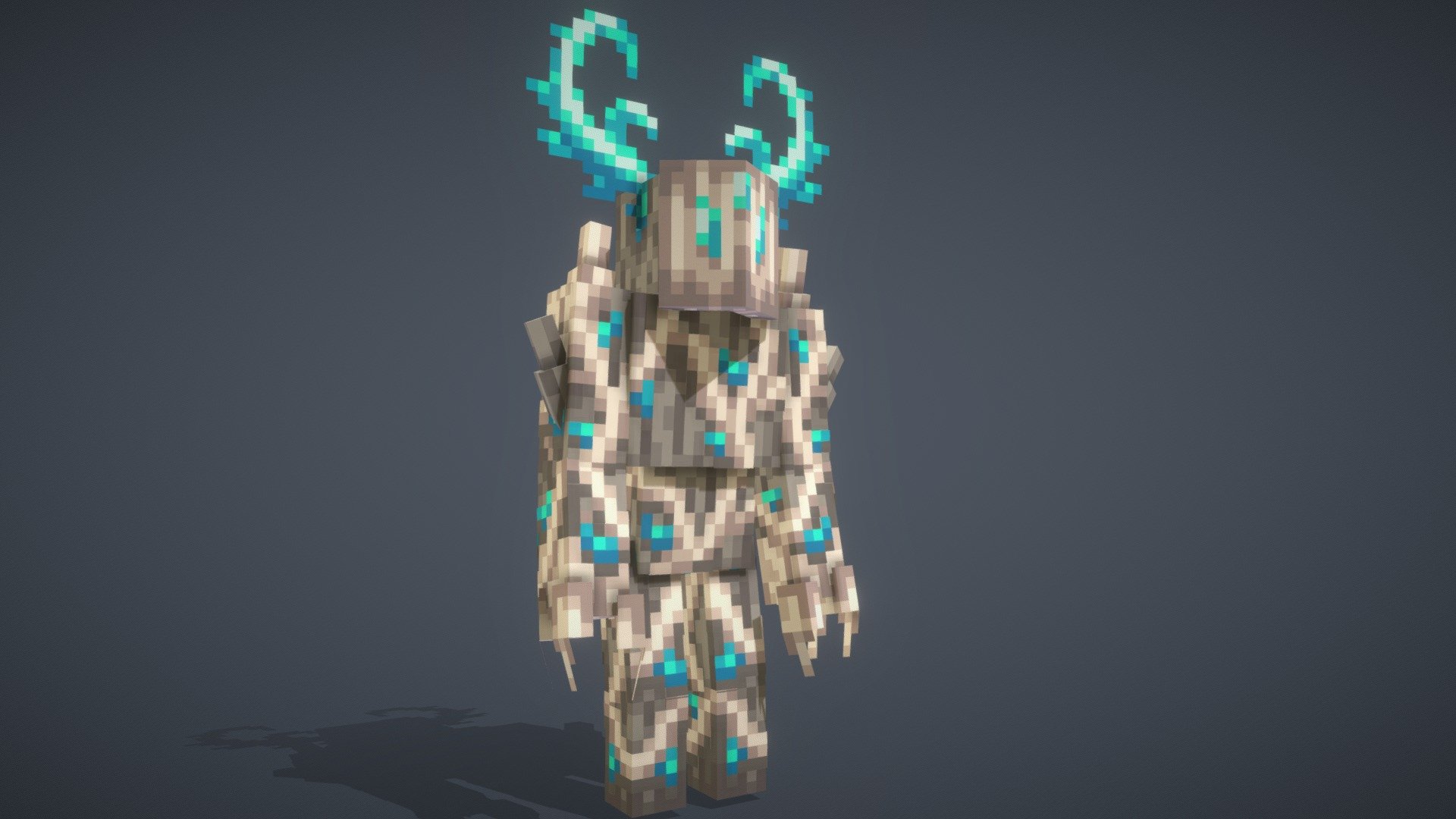 Forest Guardian | Minecraft model - 3D model by kenddie [8a13369 ...