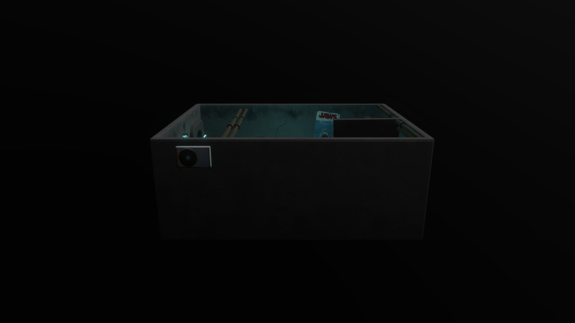 Cyberpunk bunker - 3D model by emma.03 (@emma.r3) [8a13601] - Sketchfab