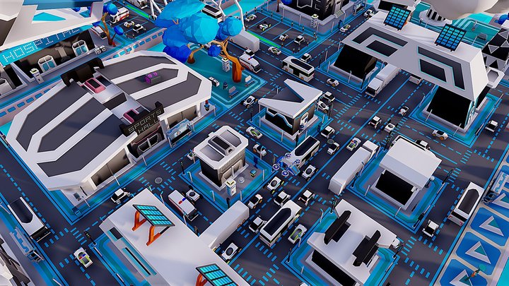 Futuristic 3D models - Sketchfab