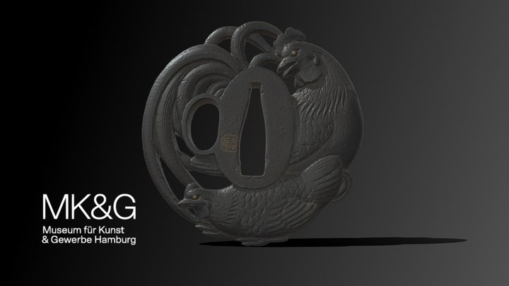 Tsuba 3D models - Sketchfab