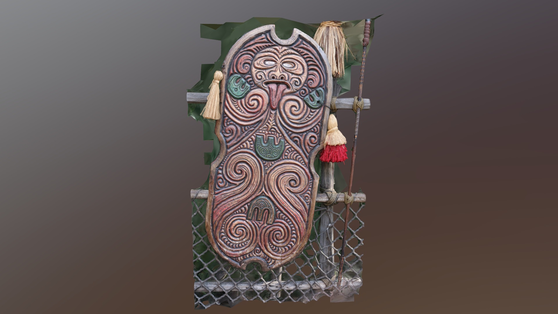 Tiki Shield - Buy Royalty Free 3D model by Reverse Imagineering ...