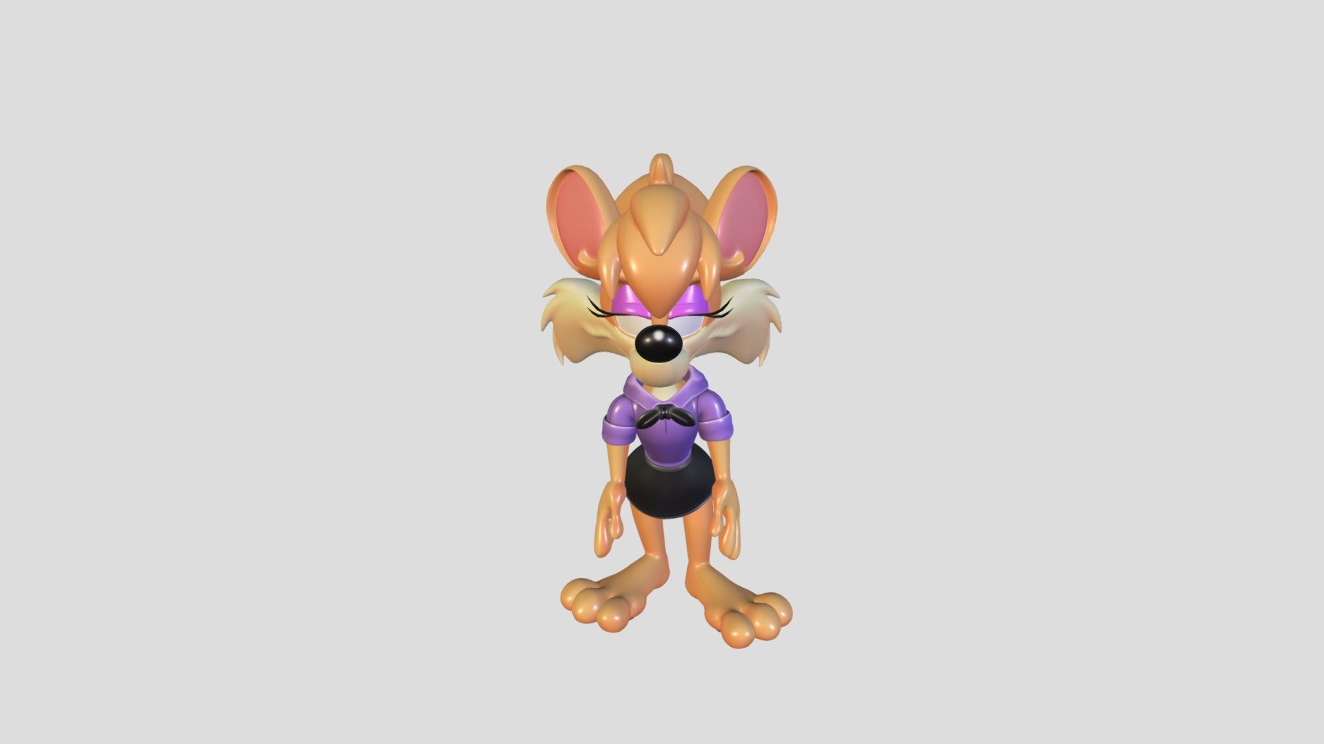 Rhubella Rat (mixamo animation rig) - Download Free 3D model by ...