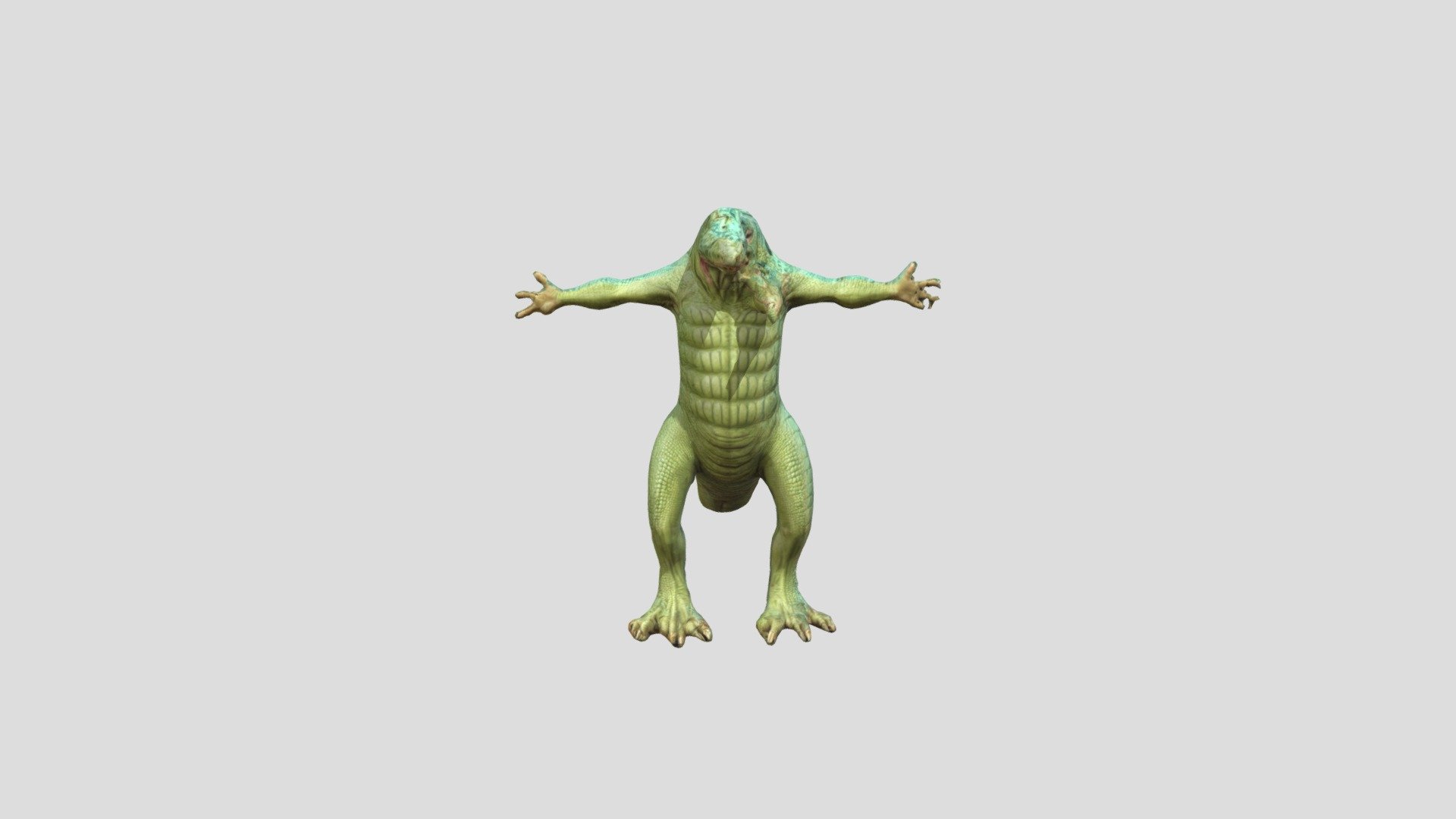 mutant crocodile - Download Free 3D model by safwahhanisah [8a173a3 ...