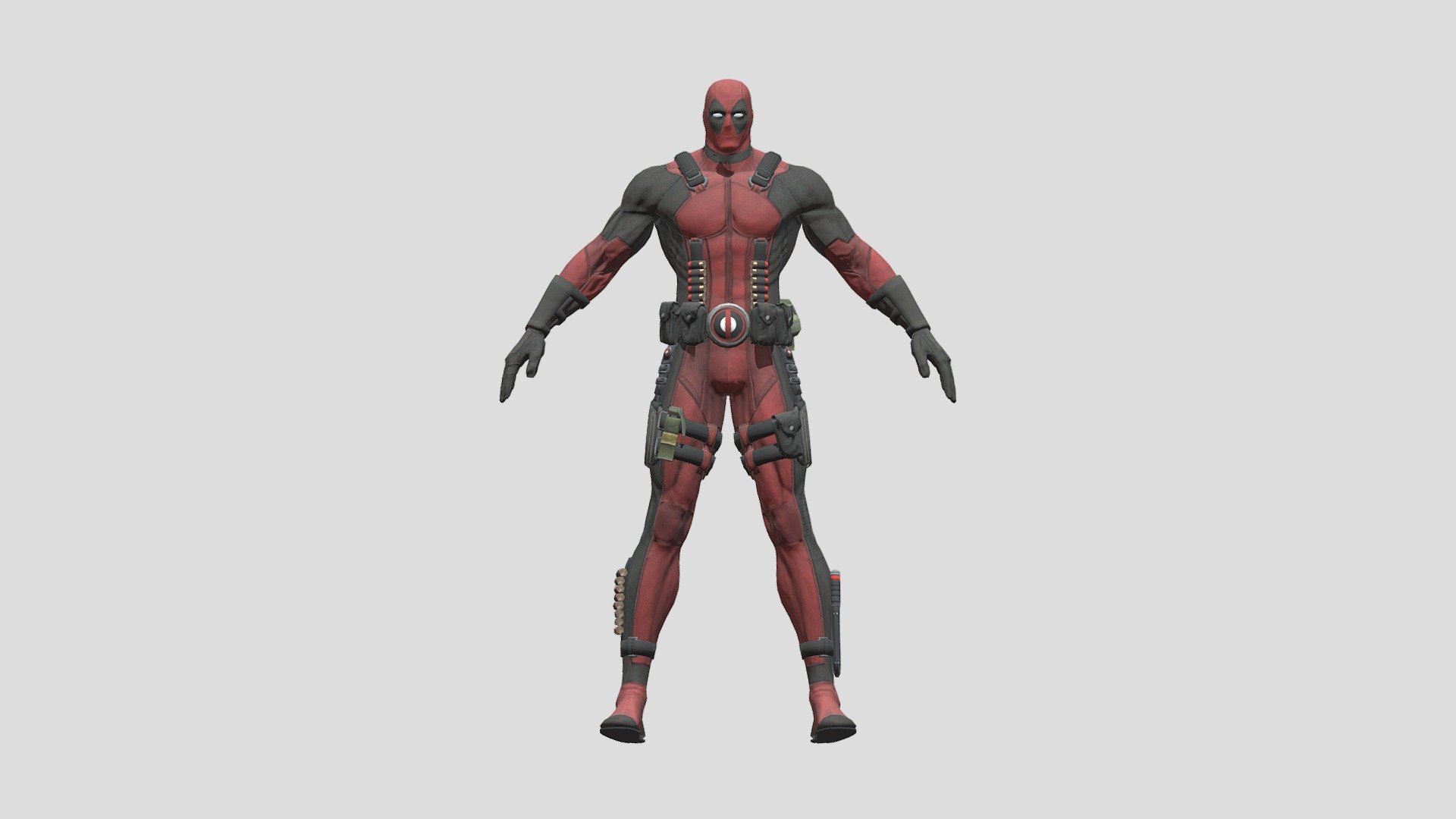 Deadpool - 3D model by charleserdaniels11 [8a1888e] - Sketchfab