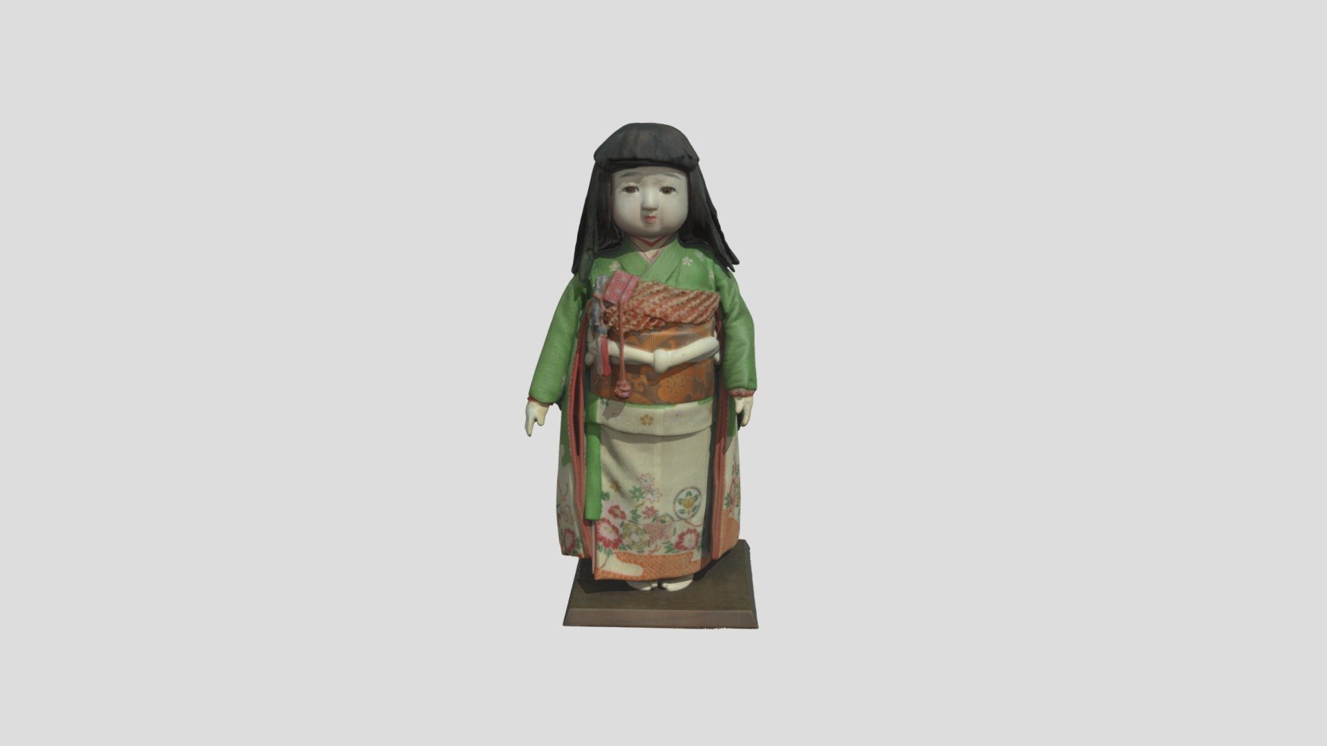 Japanese doll - 3D model by ViViV (@viviv.viviv) [8a18ba8] - Sketchfab