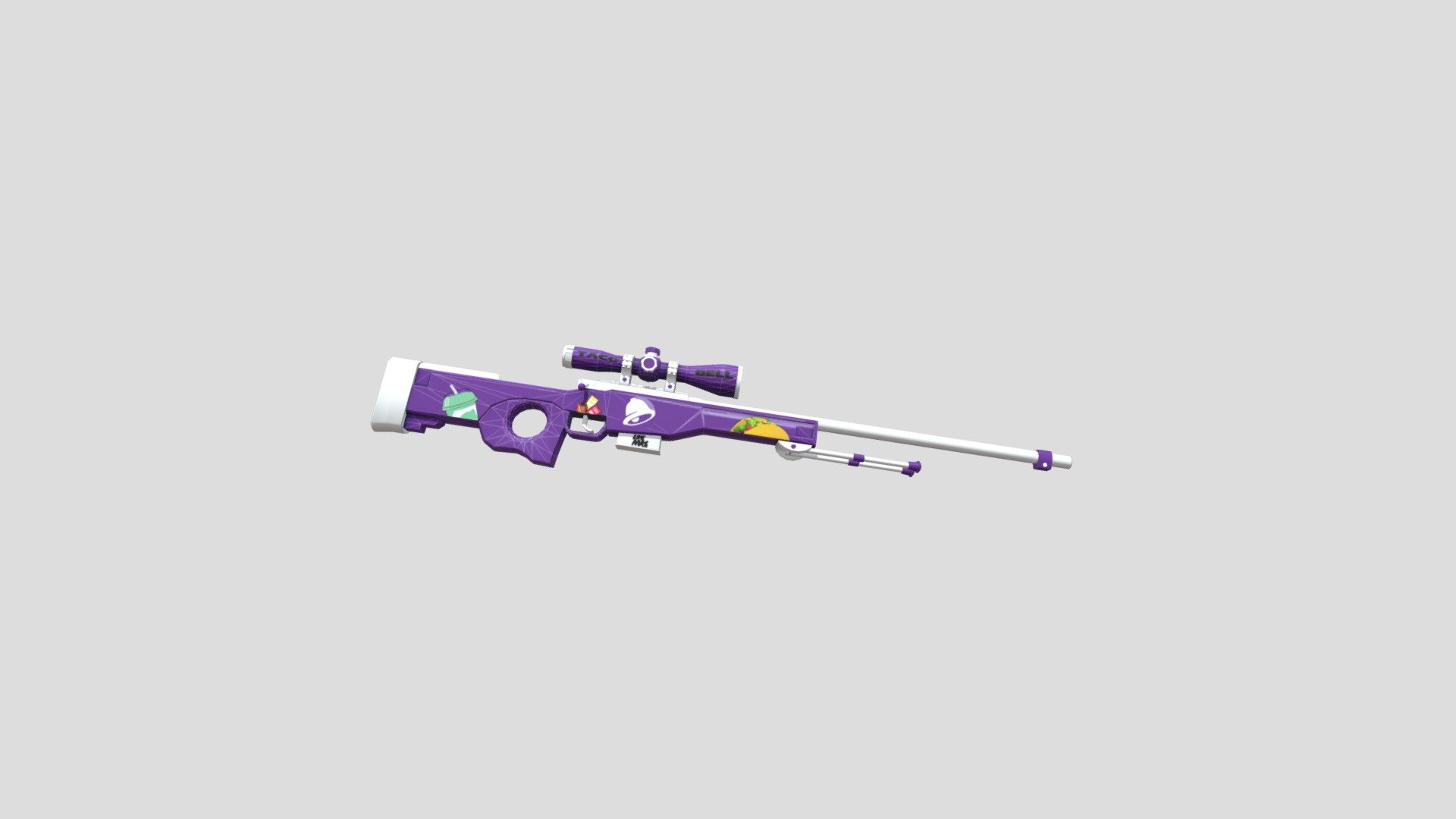 Taco Bell Sniper - 3D model by AkkoFN [8a18cb9] - Sketchfab