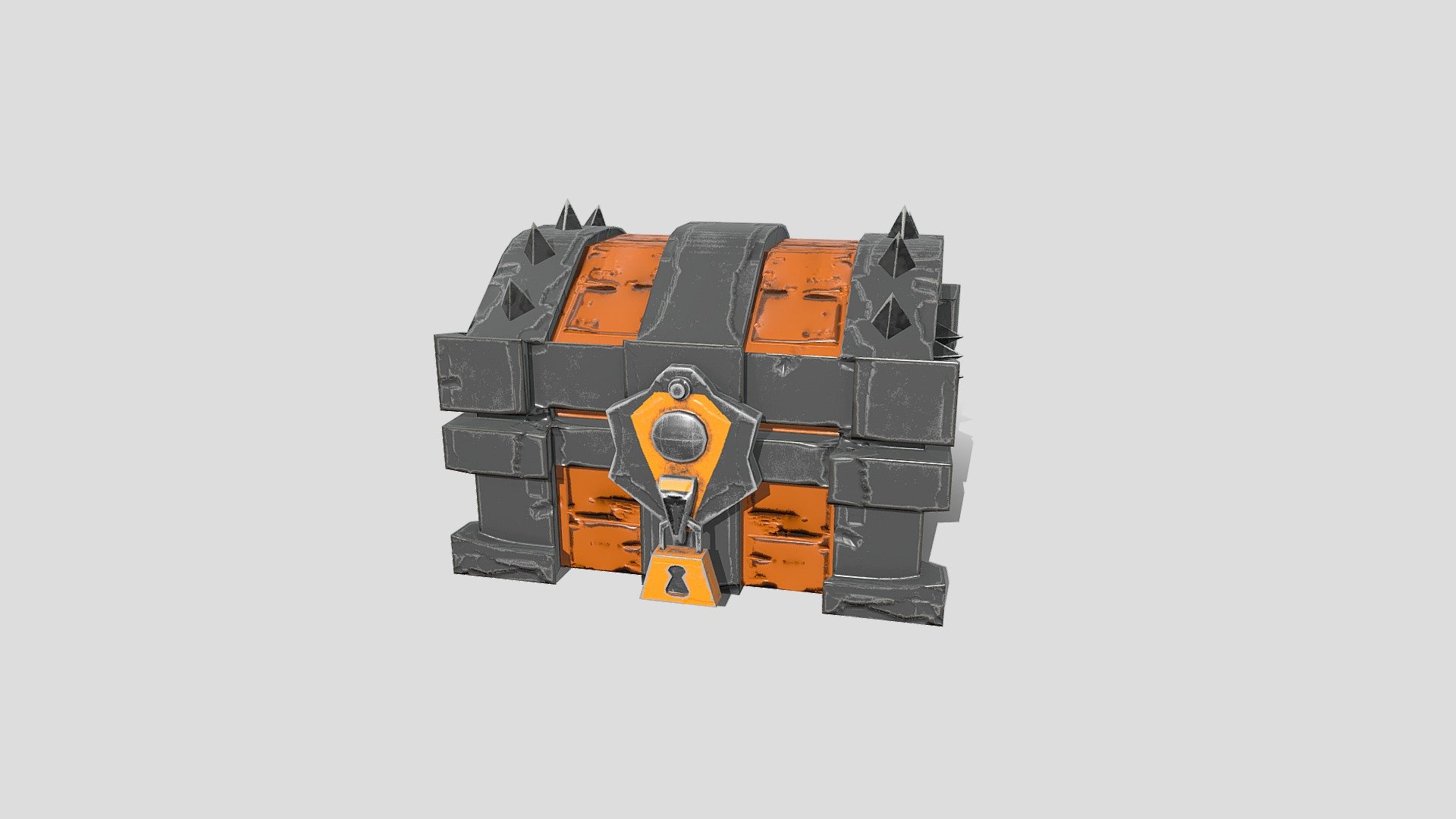 Chest 3d game model for casual games - 3D model by Agarkova_CG [8a1952a ...