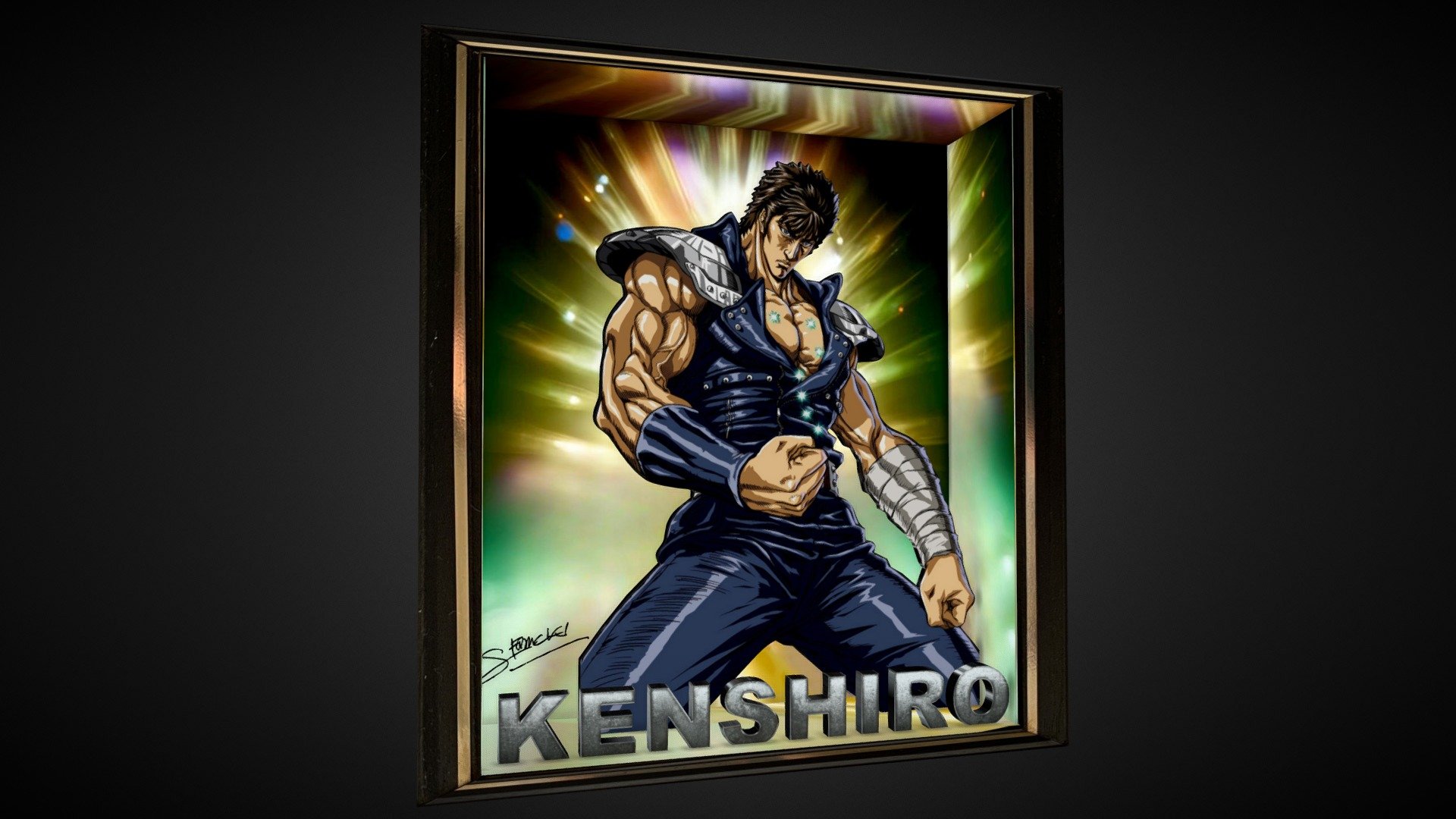 Kenshiro v3 - 3D model by Art-Conan [8a1ac54] - Sketchfab