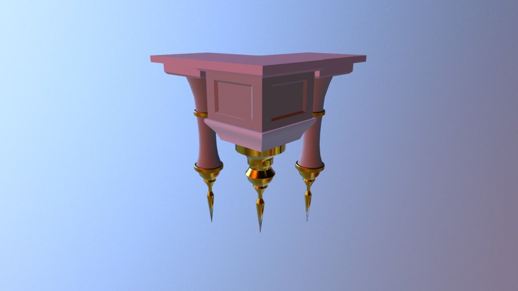 Mesh for placement below floating platform - 3D model by tilian ...